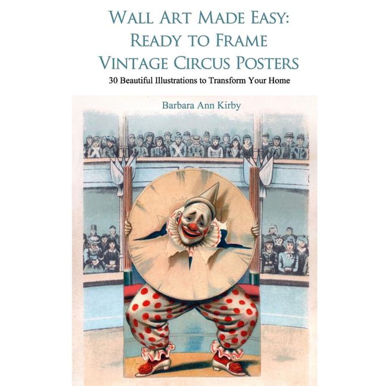 Vintage Circus Posters Clown