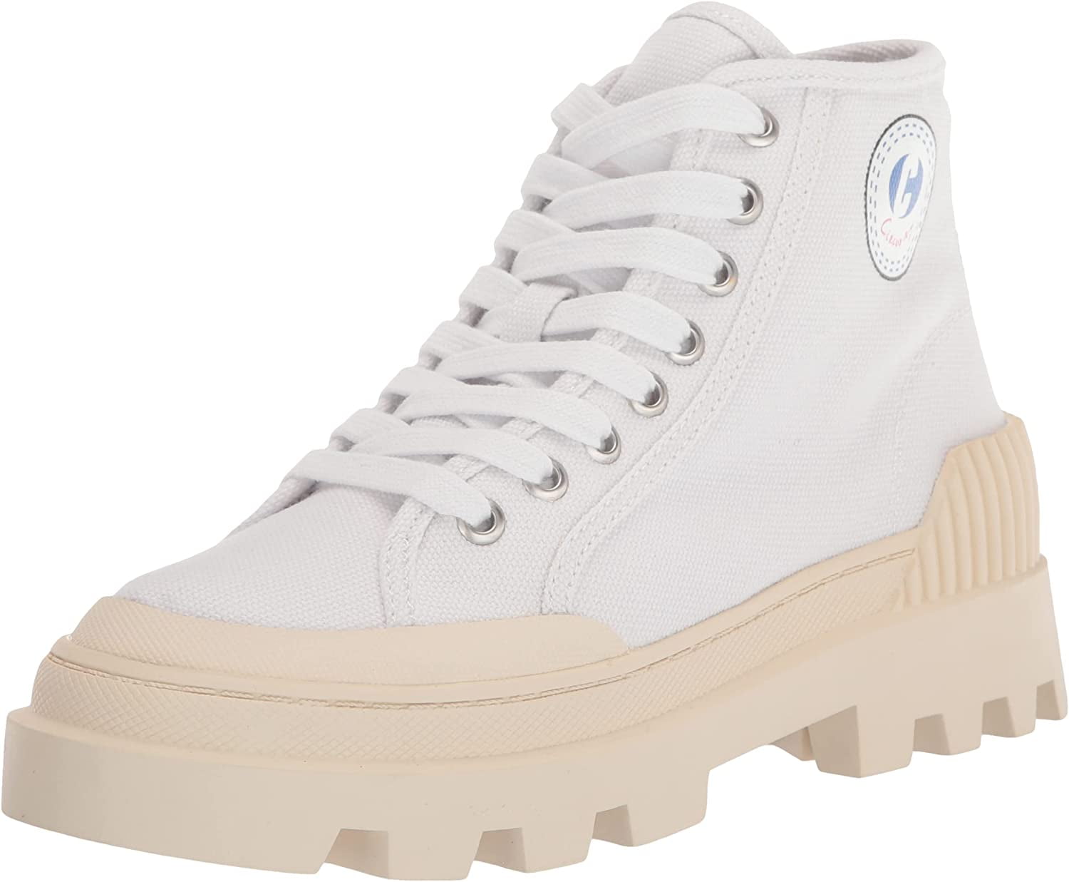 Circus by Sam Edelman Ivey Bright White Lace Up High Top Padded Insole ...