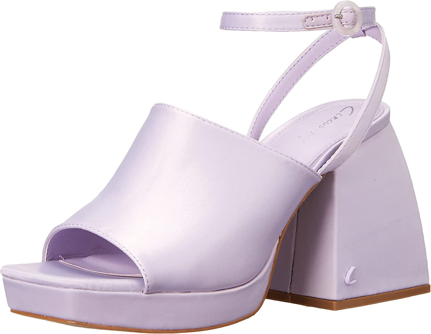Circus by Sam Edelman, Square Strappy Miranda Wild Orchid Chunky Heel ...