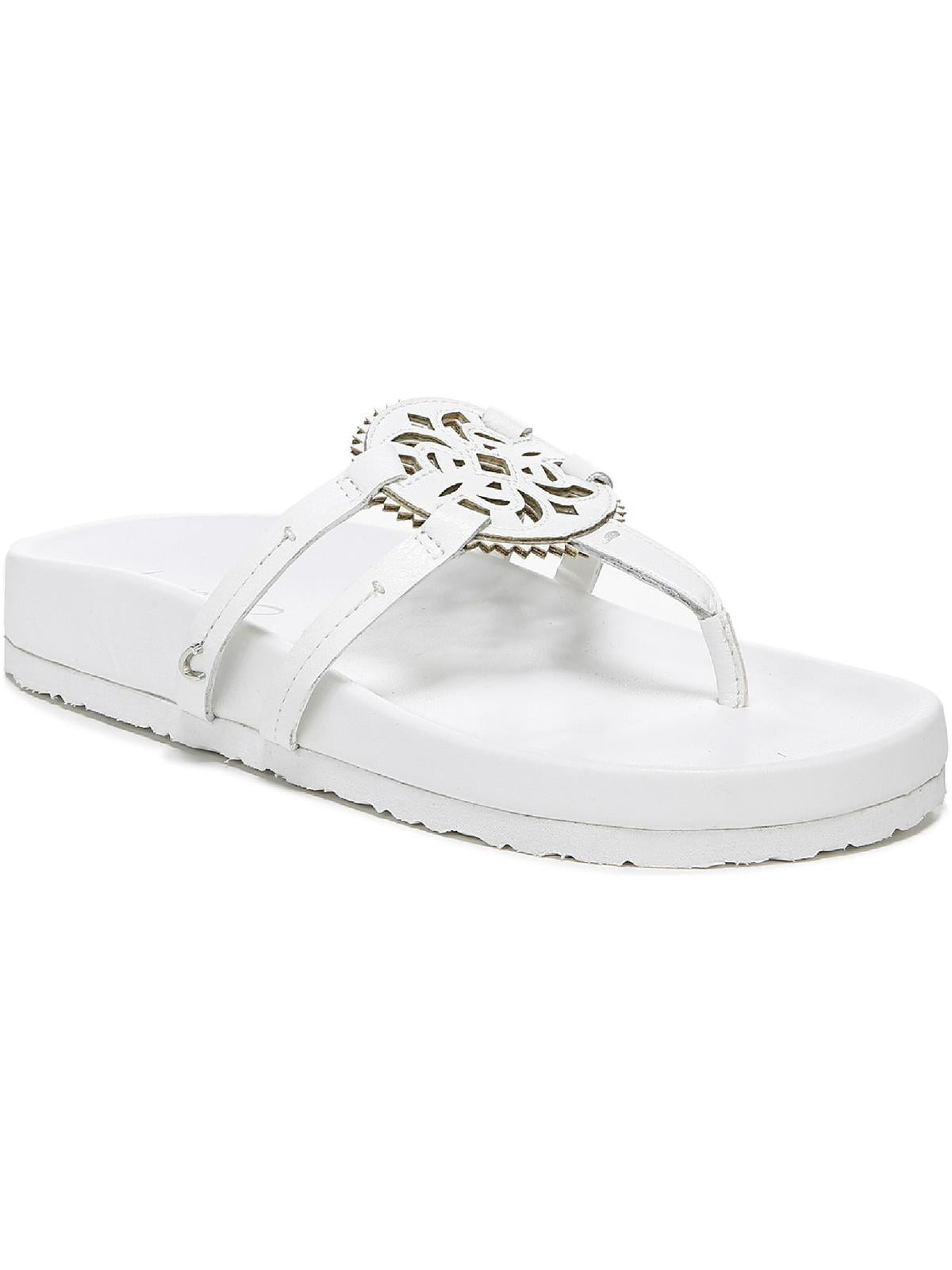 Circus by Sam Edelman Womens Jules Faux Leather Laser Cut Thong Sandals ...