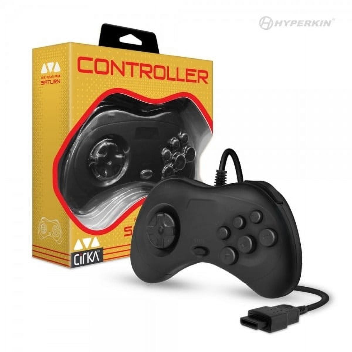 Cirka Controller for Sega Saturn (Black) - CirKa - Walmart.com