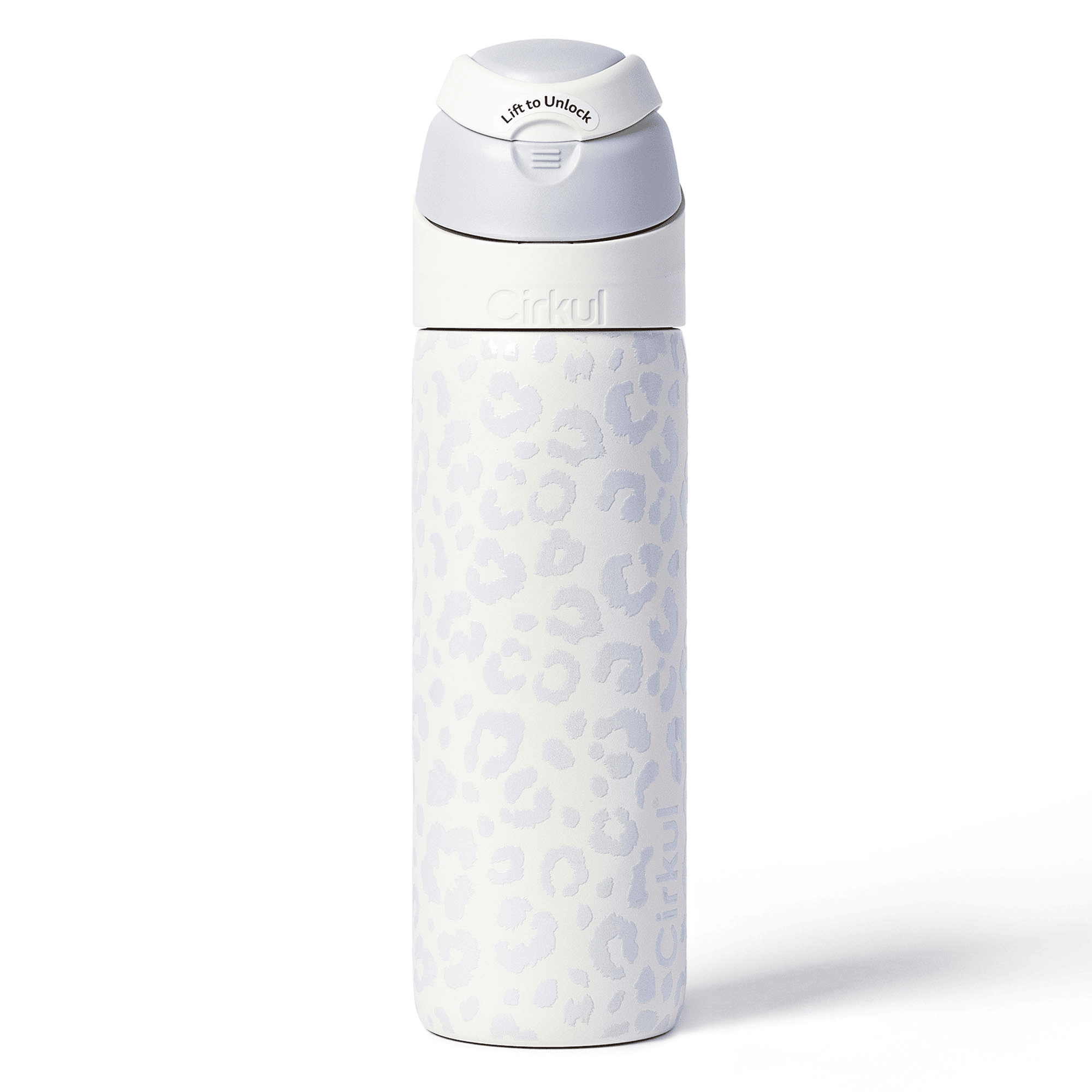 Cirkul 26oz StrawSip Flip Bottle Luxe Leopard Stainless Steel Insulated ...