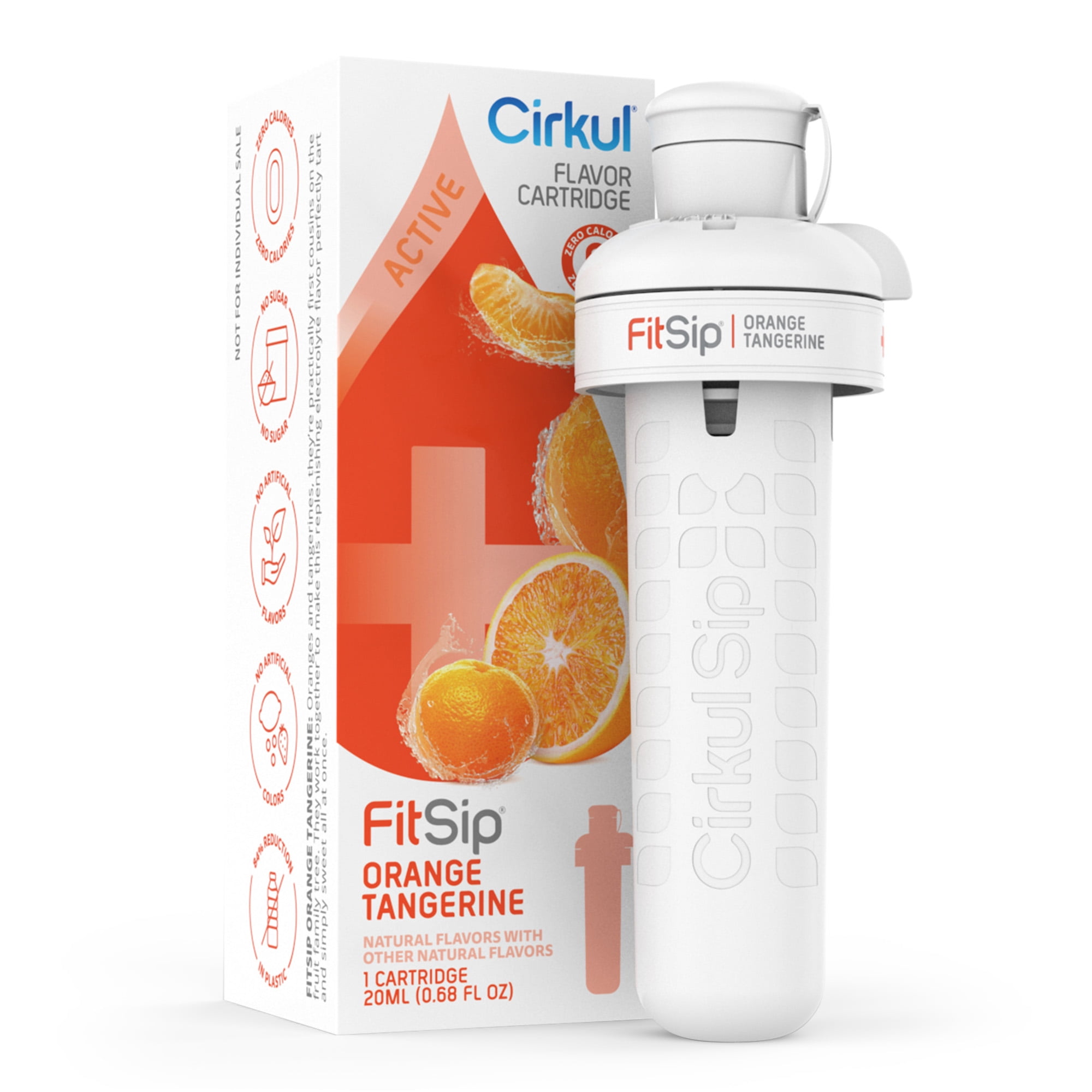 Cirkul FitSip Orange Tangerine Flavor Cartridge, Drink Mix, 1-Pack ...
