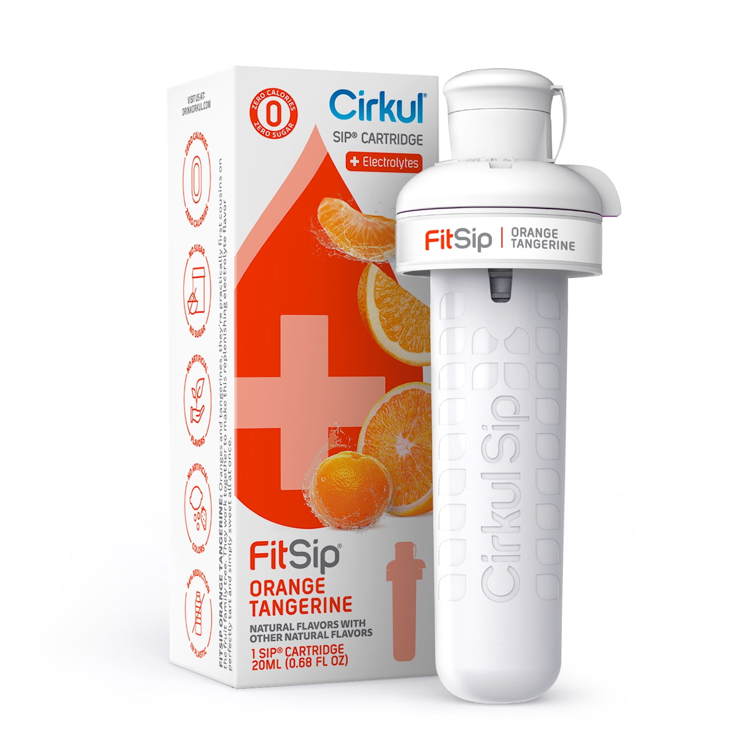 Cirkul FitSip Orange Tangerine Flavor Cartridge, Drink Mix, 1-Pack ...