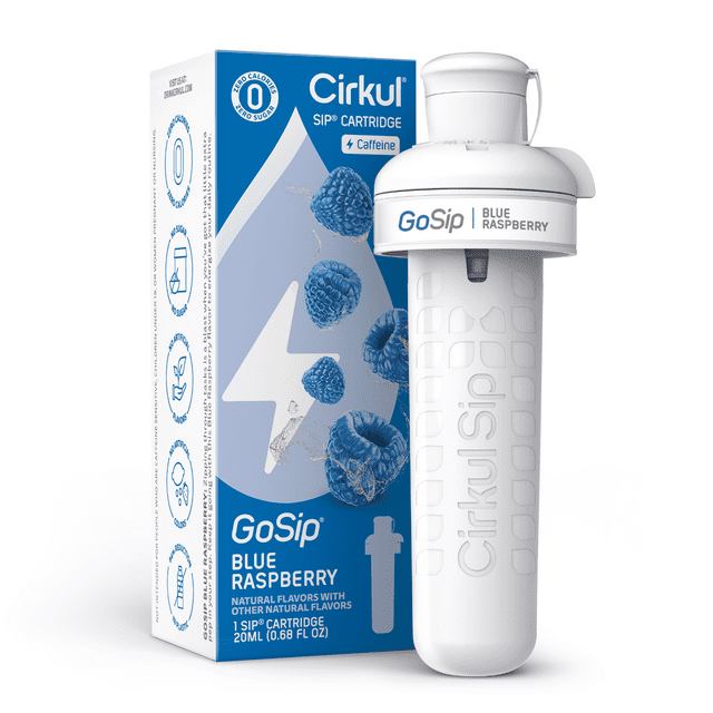 Cirkul GoSip Blue Raspberry Flavor Cartridge, Drink Mix, 1-Pack ...