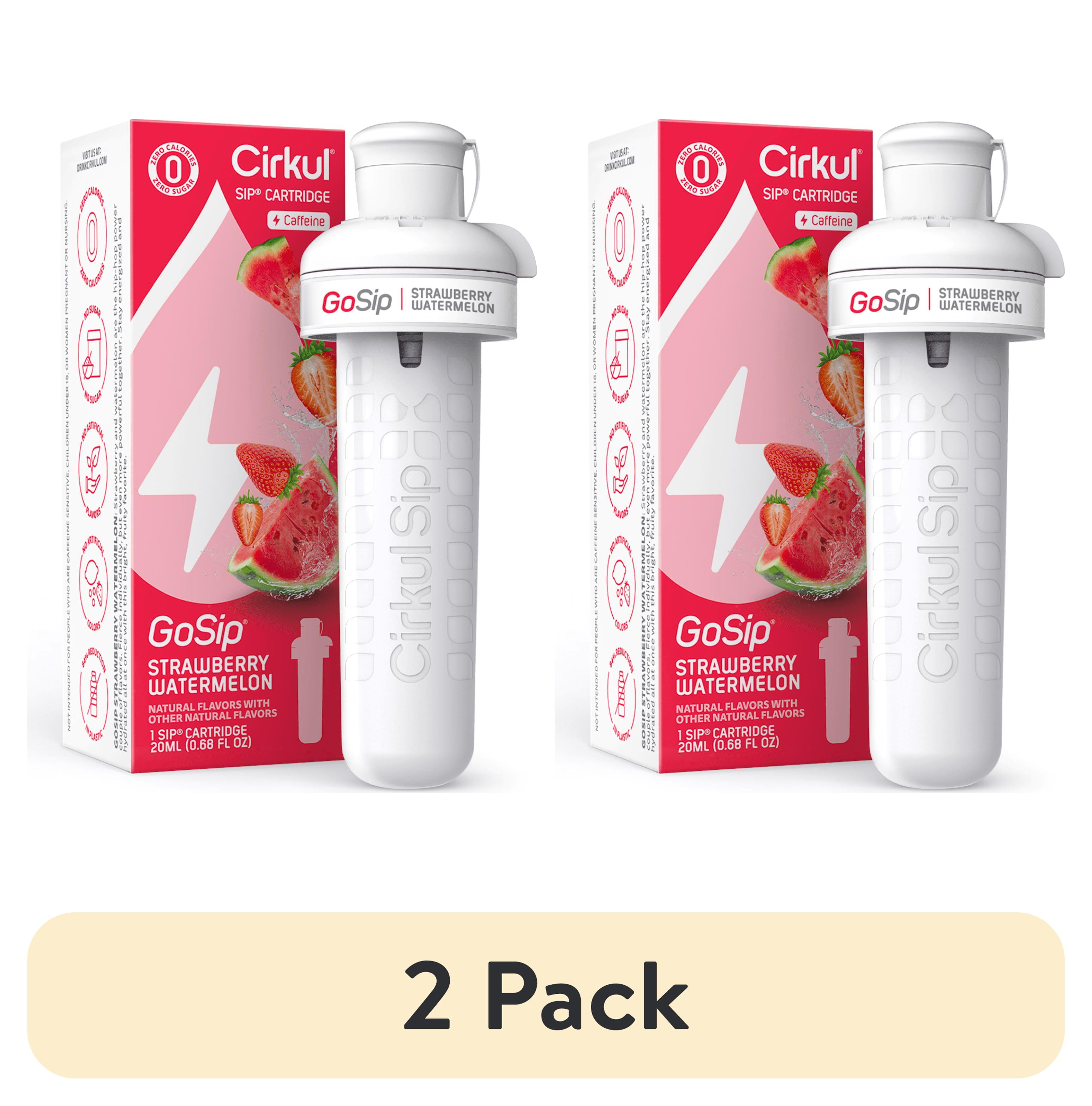 (2 pack) Cirkul GoSip Strawberry Watermelon Flavor Cartridge, Drink Mix ... (2 pack) Cirkul GoSip Strawberry Watermelon Flavor Cartridge, Drink Mix ...