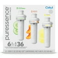 Cirkul Puressence Flavor Cartridge Variety Pack, 6-Pack (2 Cucumber, 2 ...