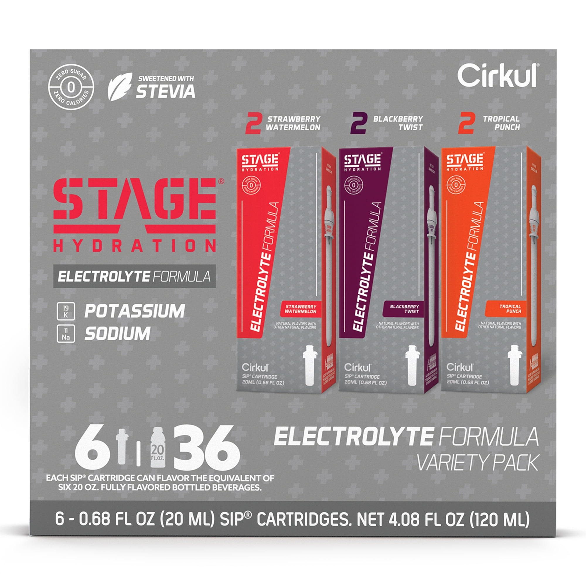 Cirkul Stage Flavor Cartridge Variety Pack, 6-Pack (2 Strawberry ...