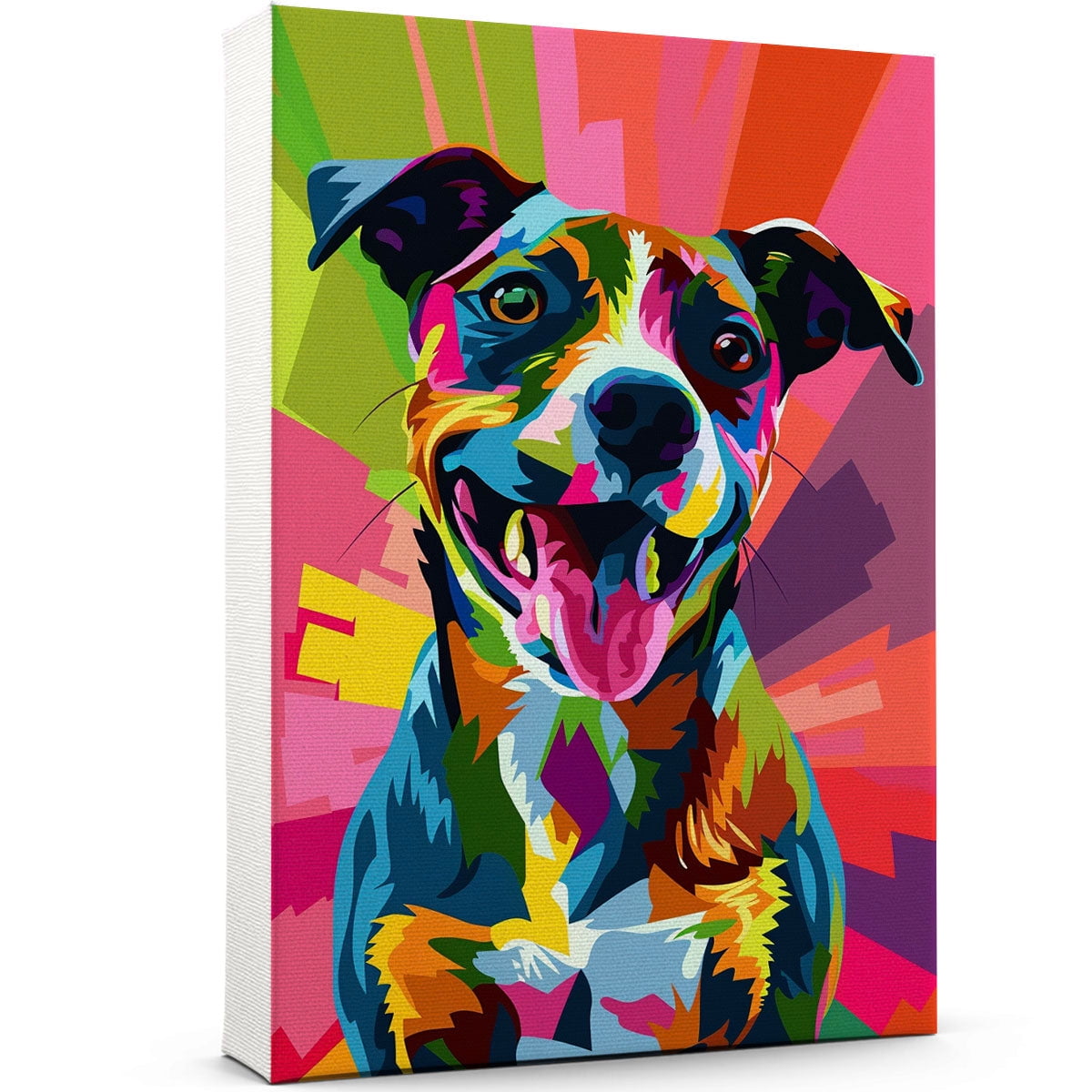 Cirnecodell Dog Canvas Wall Art Poster Prints Colorful Pop Animal Art ...