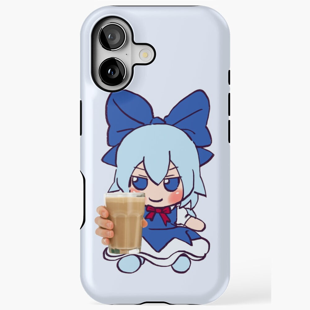 Cirno Fumo Anime Choc Milk Meme Graphic iPhone Case 17 16 15 14 13 12 ...