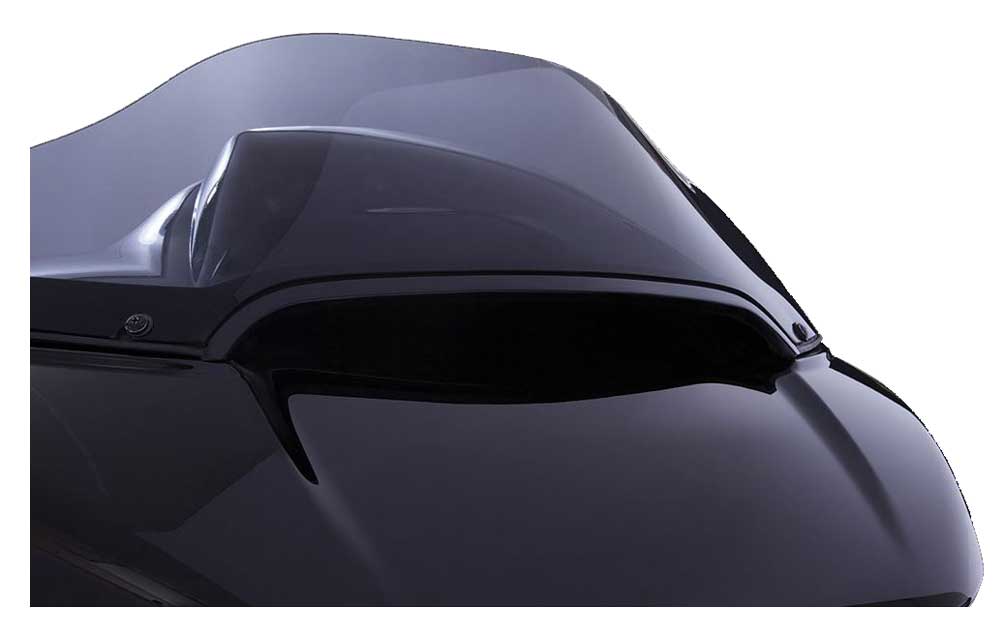 Ciro Center Windshield Trim, Fits H-D Road Glide Models - Black Finish ...