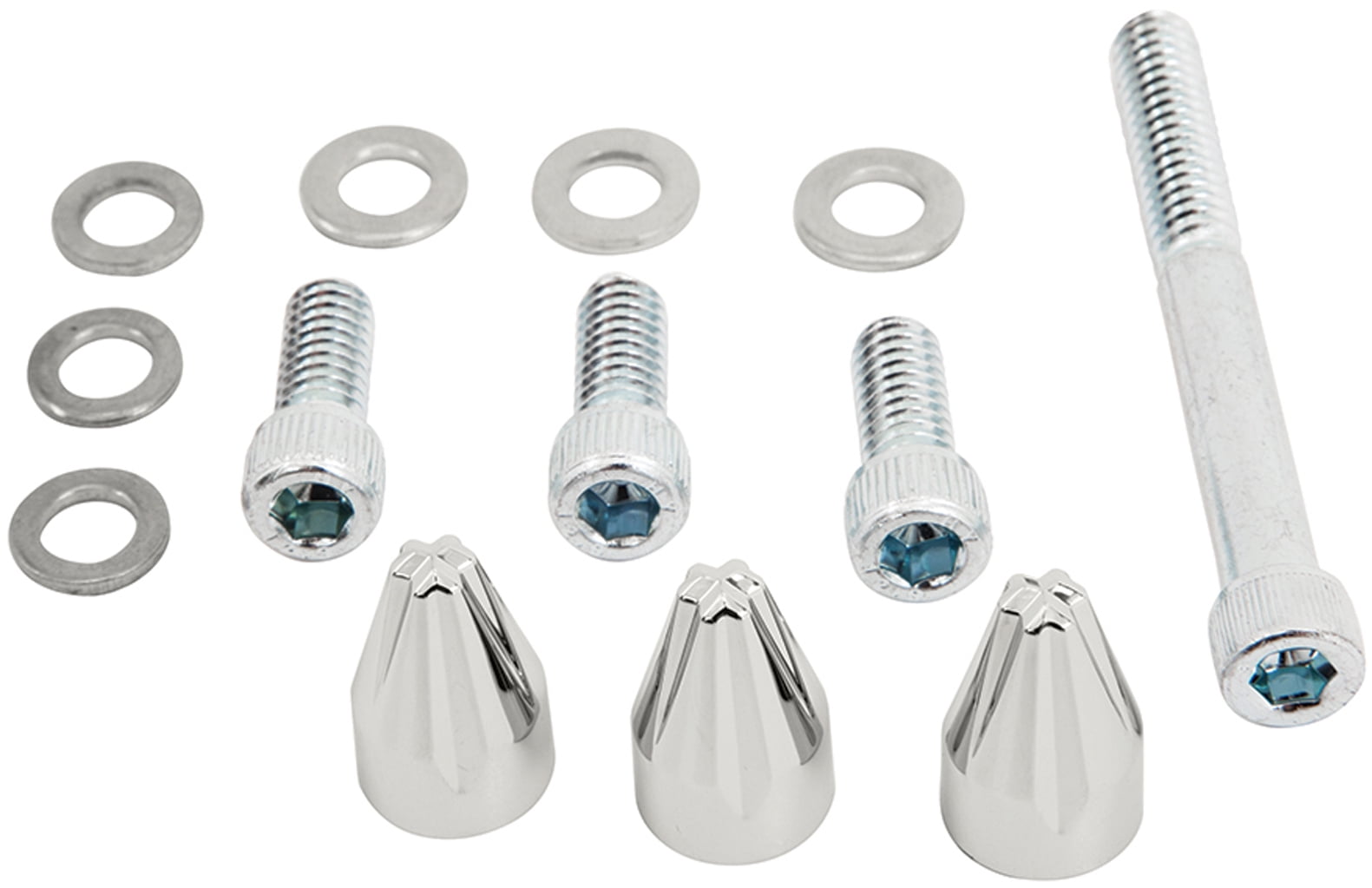 Ciro Chrome Windshield Screw Cap Kit (10110) - Walmart.com