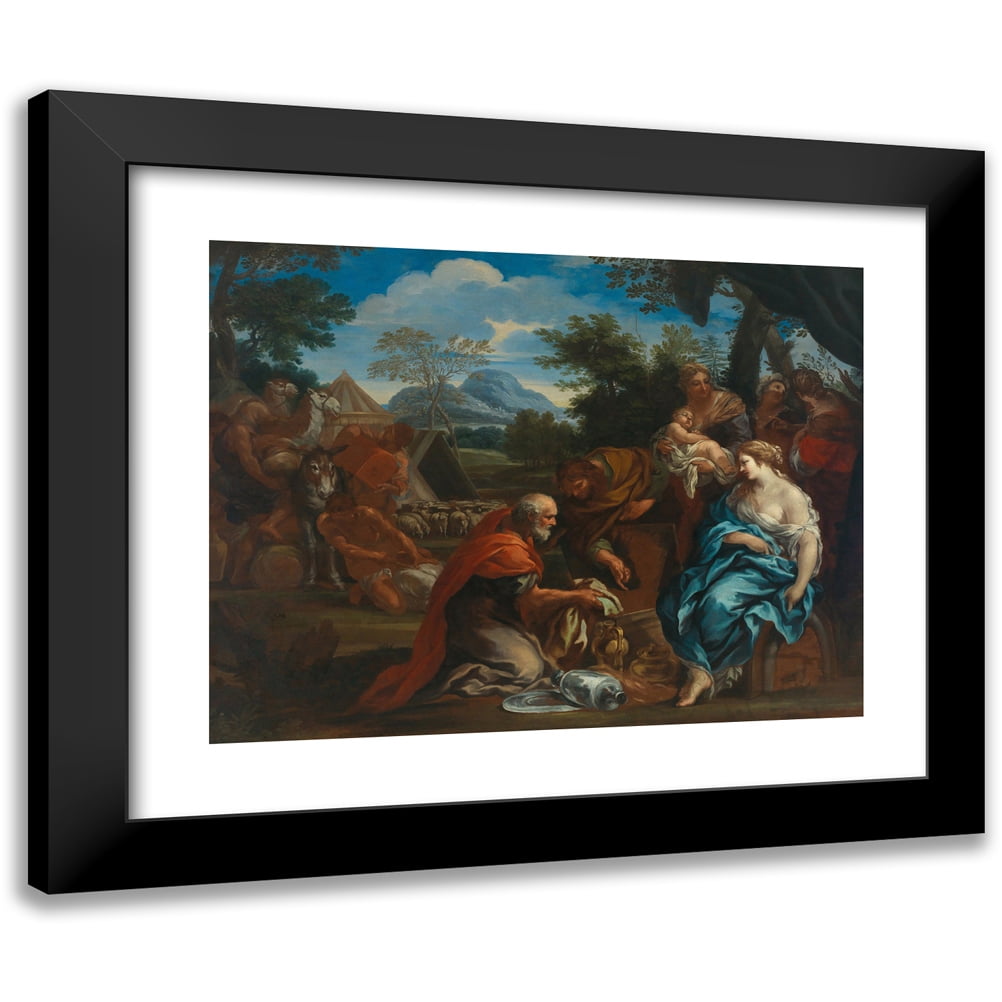 Ciro Ferri 24x19 Black Modern Framed Museum Art Print Titled - Laban ...