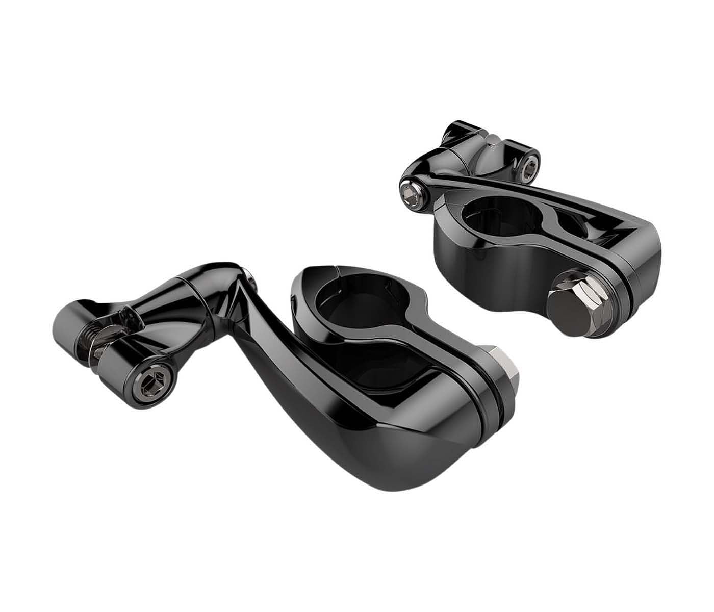 Ciro Hingeless Extended Length Black Highway Peg Mounting Kit (60024 ...