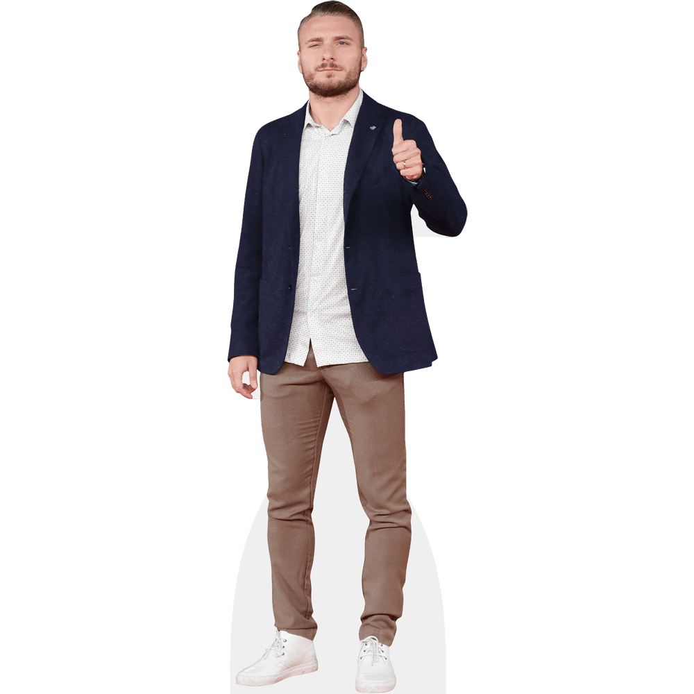 Ciro Immobile (Thumbs Up) Mini Size Cutout. Standee. - Walmart.com