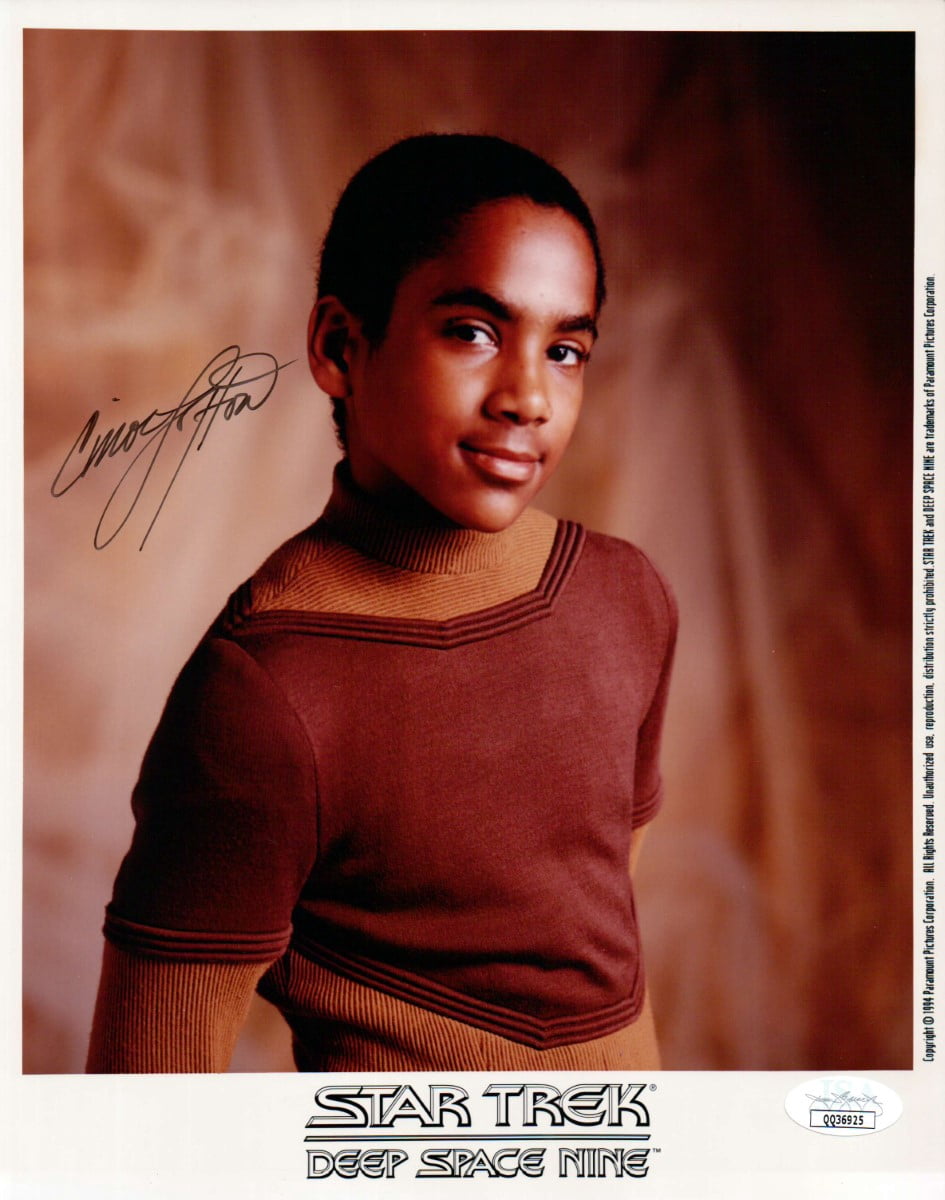 Cirroc Lofton Signed Autographed 8X10 Photo Star Trek DS9 Jake Sisko ...