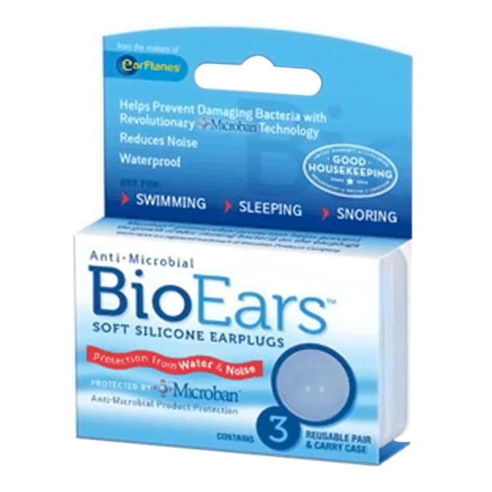 Cirrus Healthcare Bioears Antimicrobial Soft Silicone Earplugs For ...