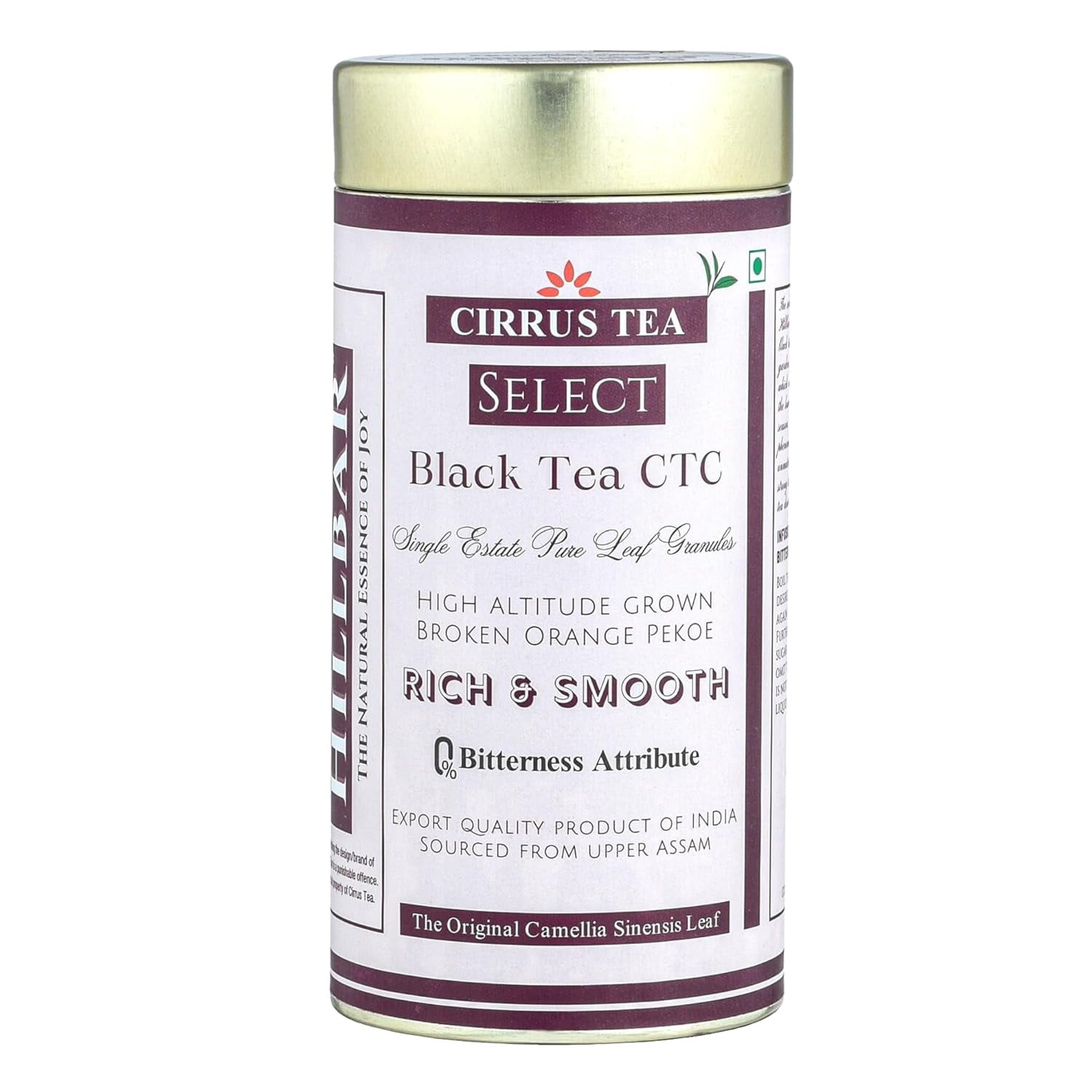 Cirrus Tea Hillbar Select Black CTC Tea | Milk Tea | Assam Single ...