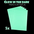 Cis Inks A4 Glow in the Dark Photo-Luminescent Inkjet Paper for Arts ...