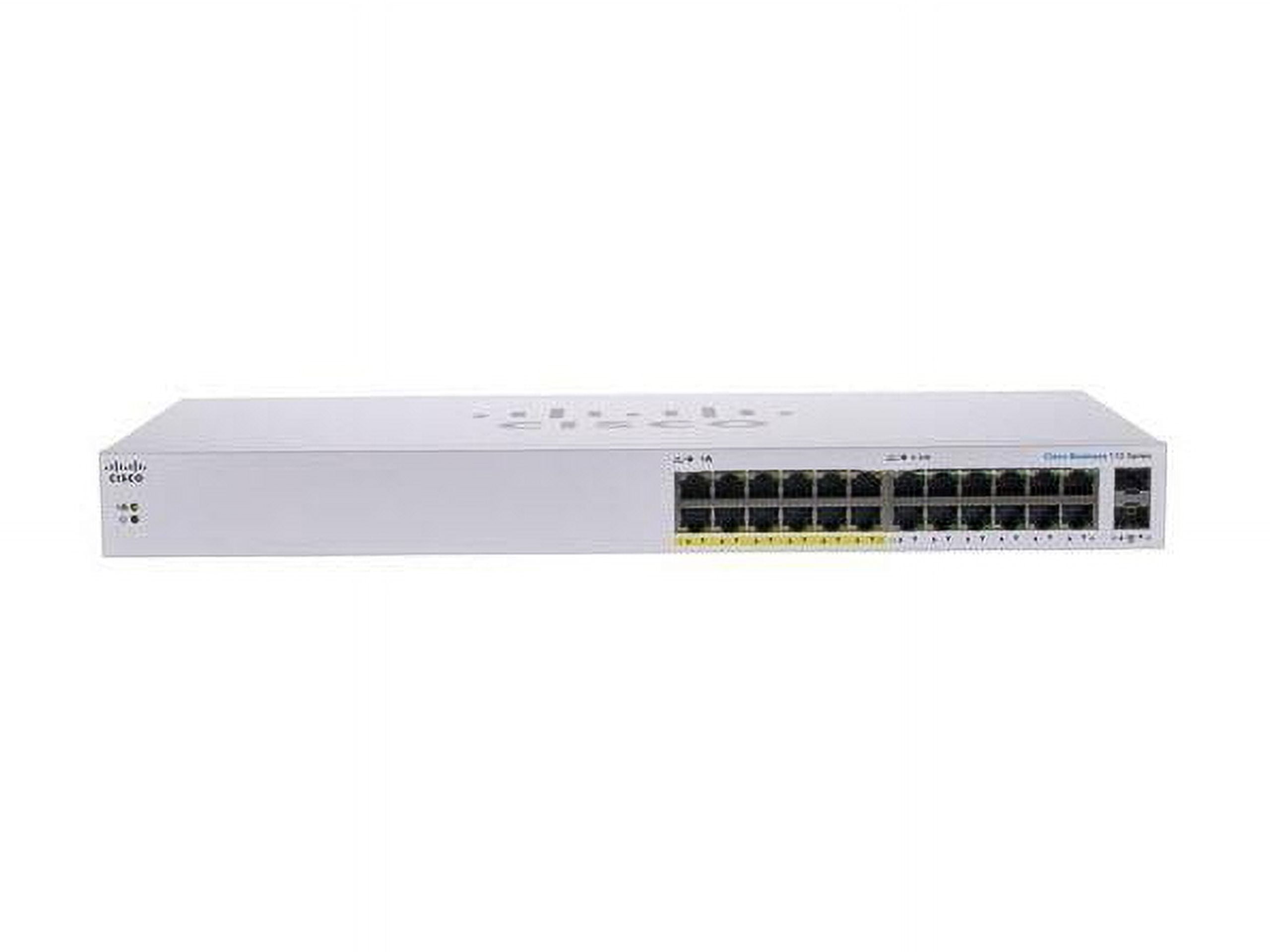 Cisco 110 CBS110-24PP Ethernet Switch, 24 Ports - 2 Layer Supported ...