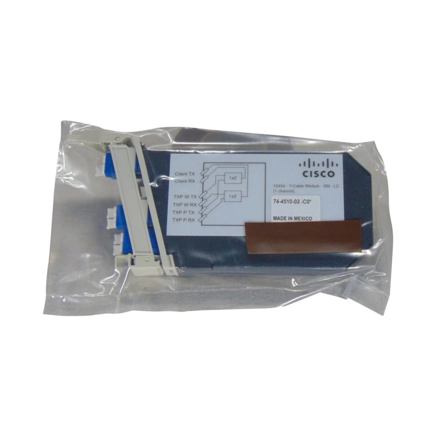 Cisco 15454, Y-Cable Module, SM, LC (1 channel) - Walmart.com