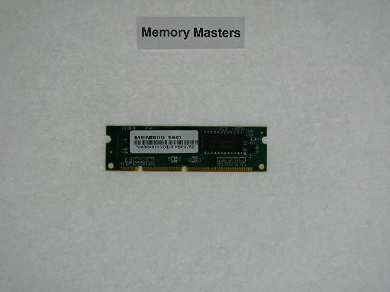 Cisco 16MB 800 Series Router 3rd Party Memory (p/n MEM800-16D ...
