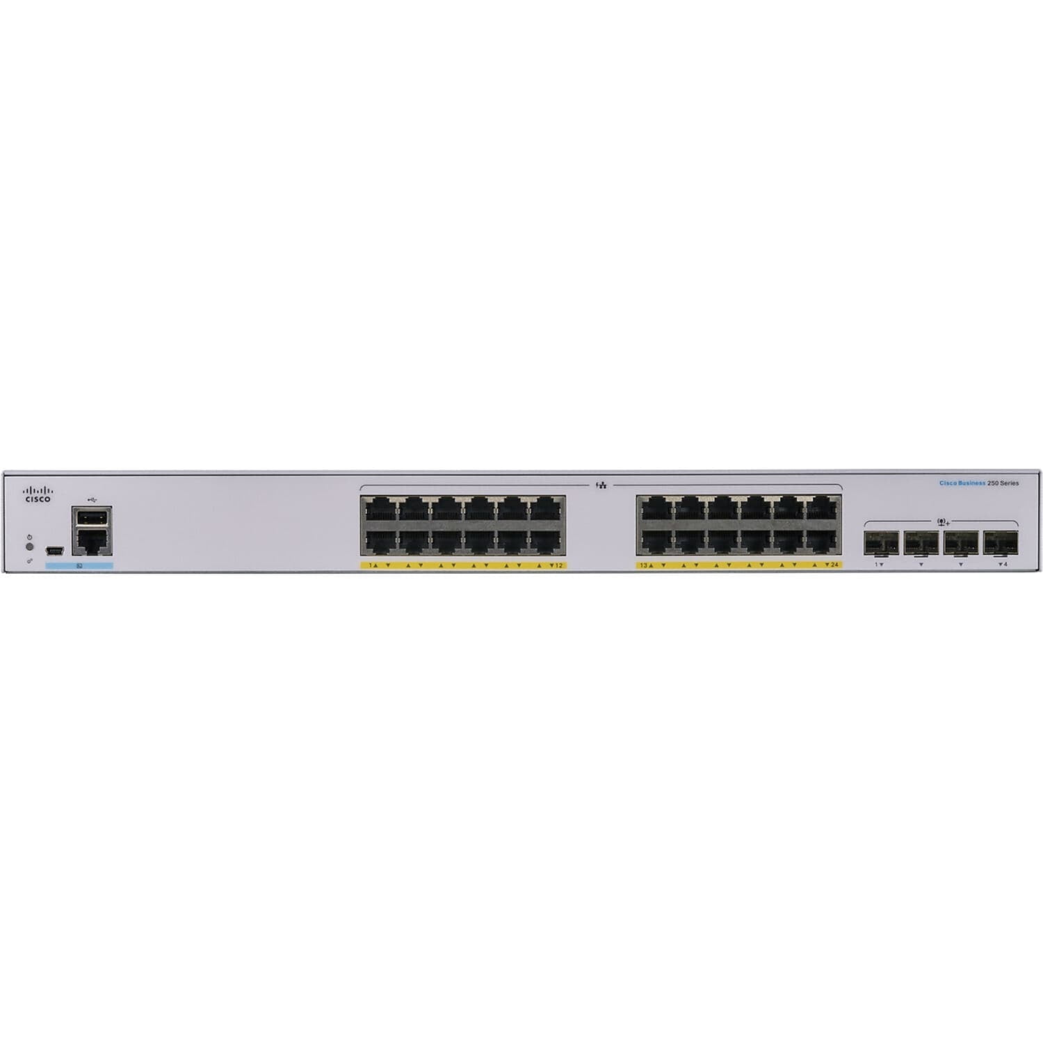 Cisco Business 250 Series CBS250-24FP-4X - Switch - L3 - smart - 24 x ...