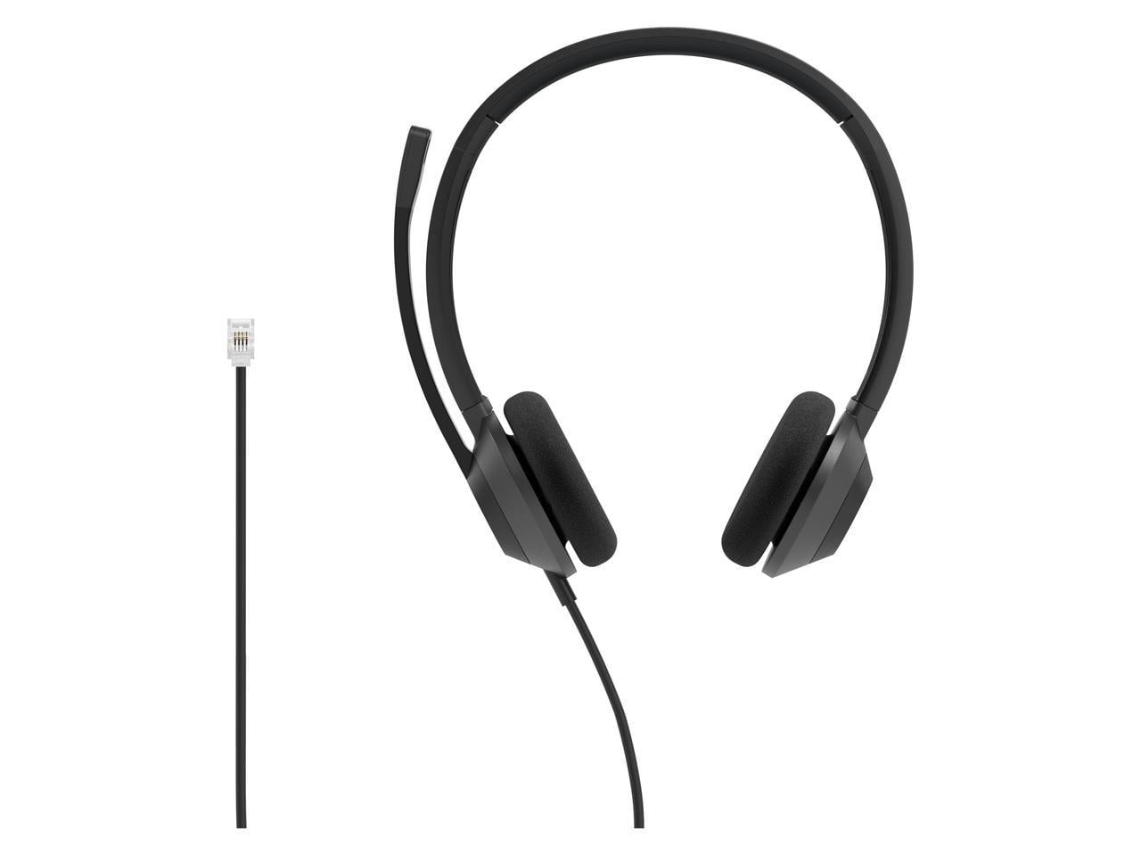 Cisco 322 Wired Headset - Dual On-Ear - 6.56ft Cable - Noise Cancelling ...