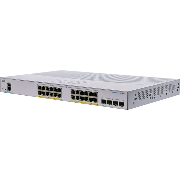 Cisco 350 CBS350-24P-4X-NA 24 Ports Gigabit Ethernet Rack Mountable ...