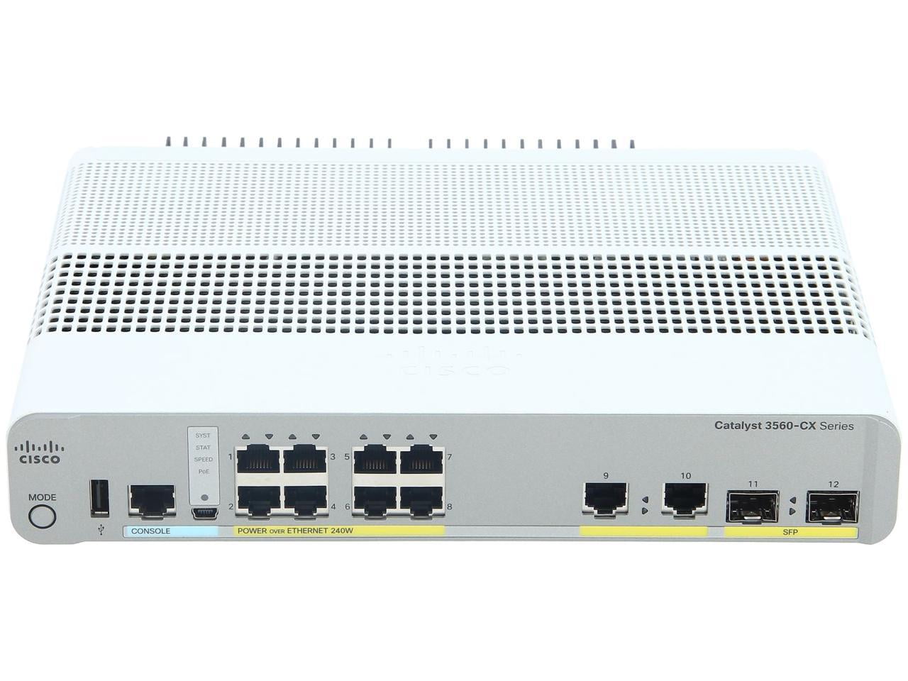 Cisco 3560CX-8PC-S Layer 3 Managed Ethernet Switch - Walmart Business ...