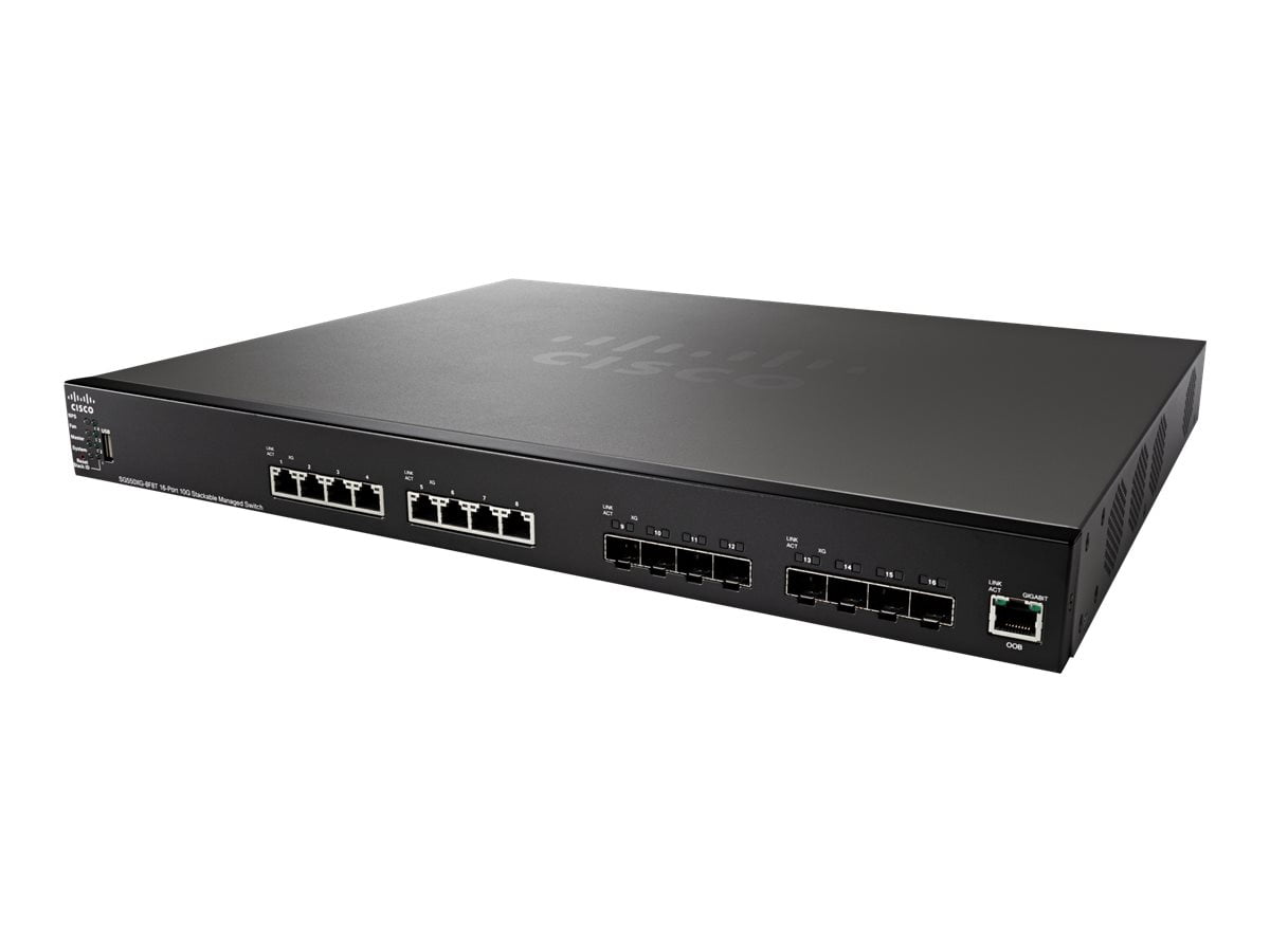 Cisco 550X Series SG550XG-8F8T - switch - 16 ports - managed - (SG550XG ...