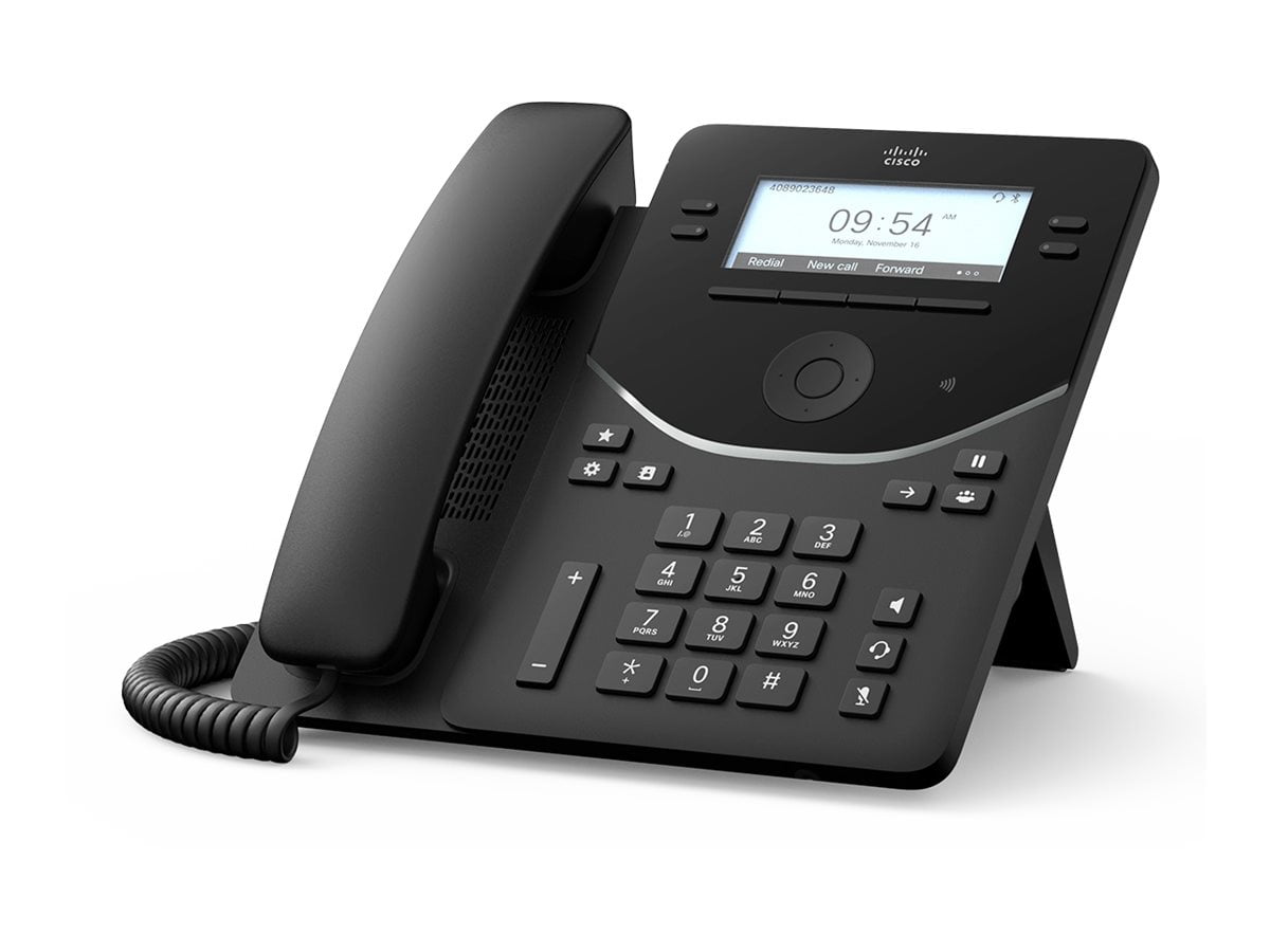 Cisco Desk Phone 9841 - VoIP phone - with Trusted Platform Module (TPM ...