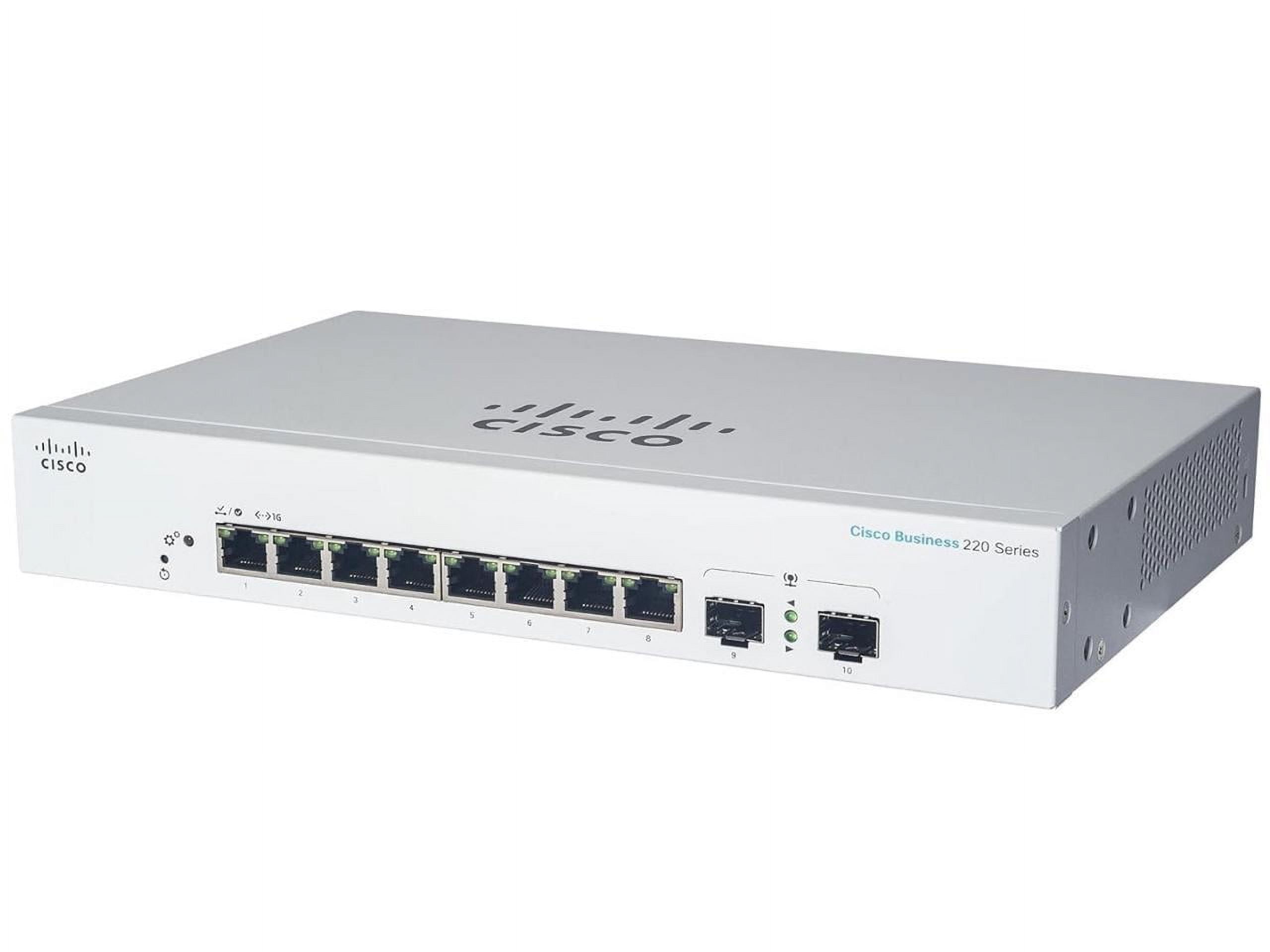 CISCO DESIGNED Business CBS220-8FP-E-2G Smart Switch | 8 Port GE | Full ...