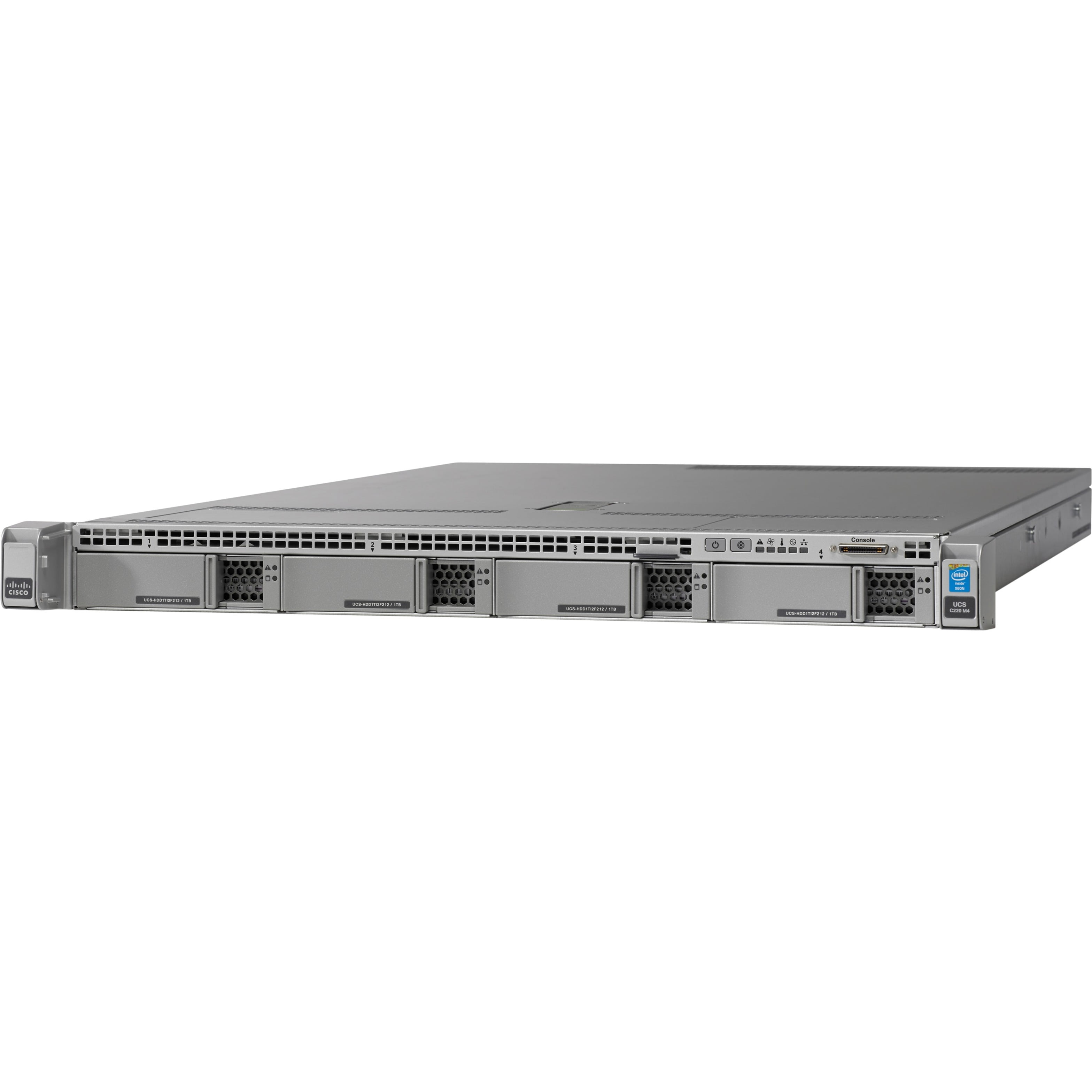 Cisco C220 M4 1U Rack Server, 2 x Intel Xeon E5-2630 v4 2.20 GHz, 64 GB ...