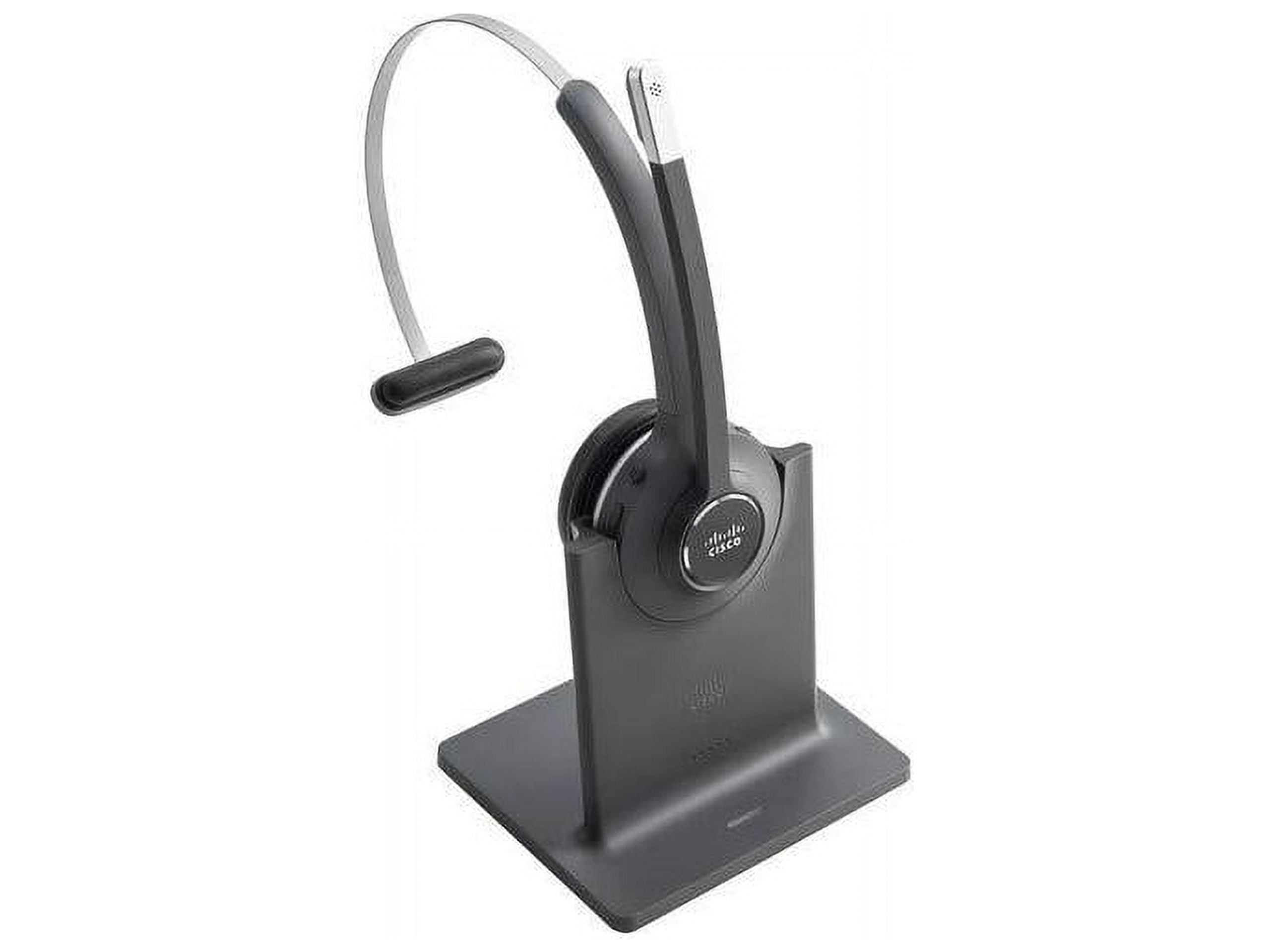 Cisco 561 Wireless DECT 6.0 Headset - Mono, Over-the-head, USB Mic ...
