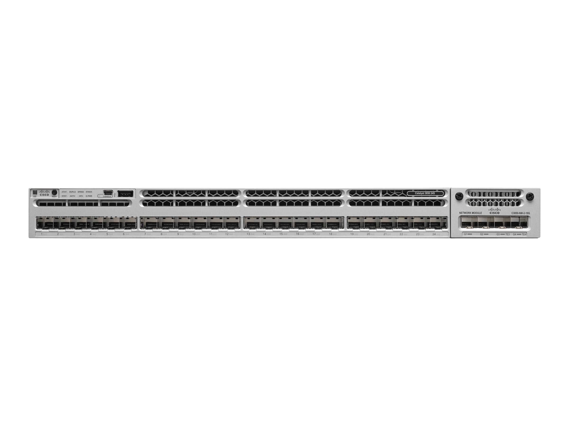 Cisco Catalyst 3850-24S-S - switch - 24 ports - managed - rack ...