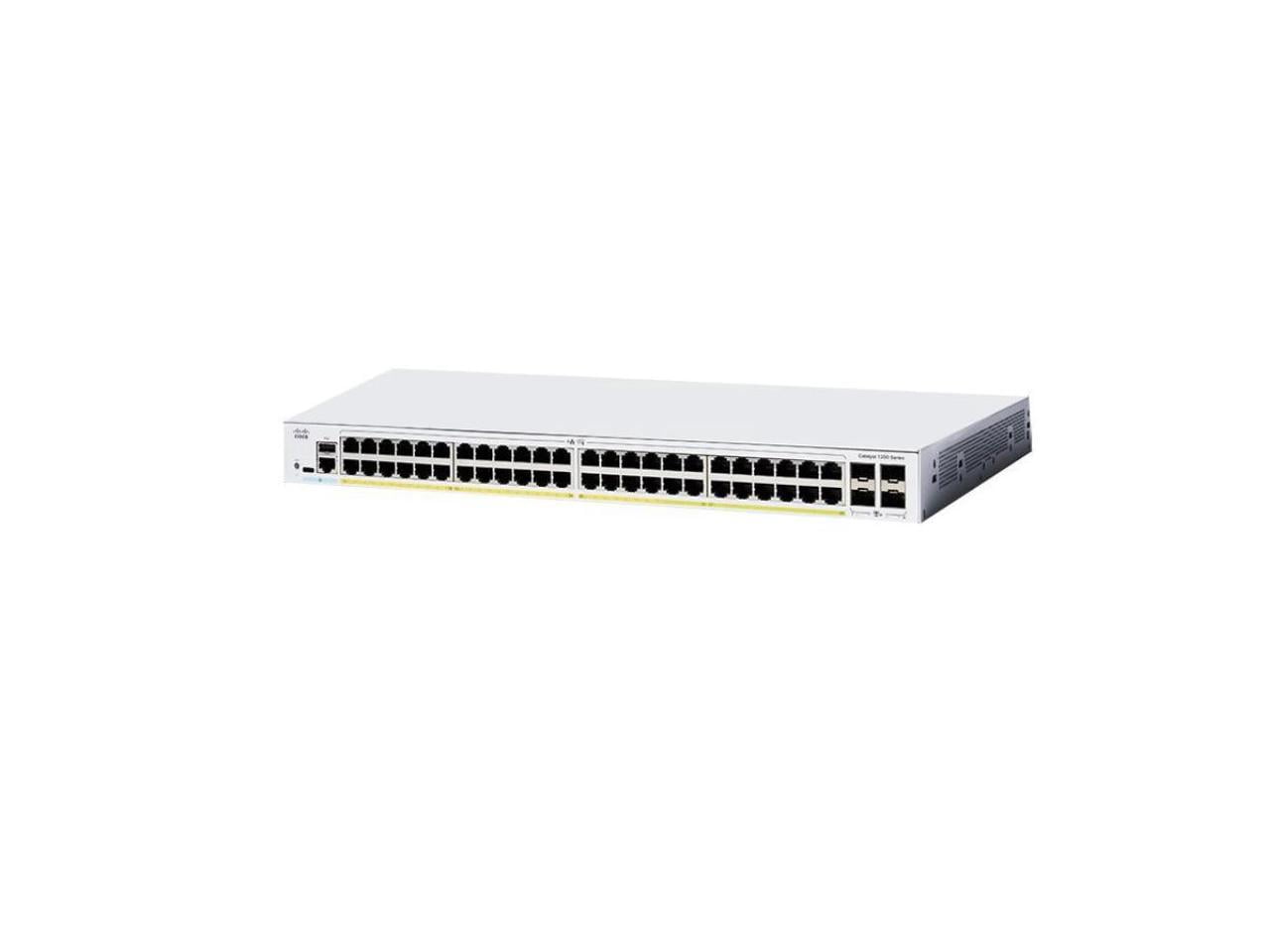 Cisco Catalyst C1200-48P-4X Ethernet Switch, 48 Ports - Manageable - 10 ...