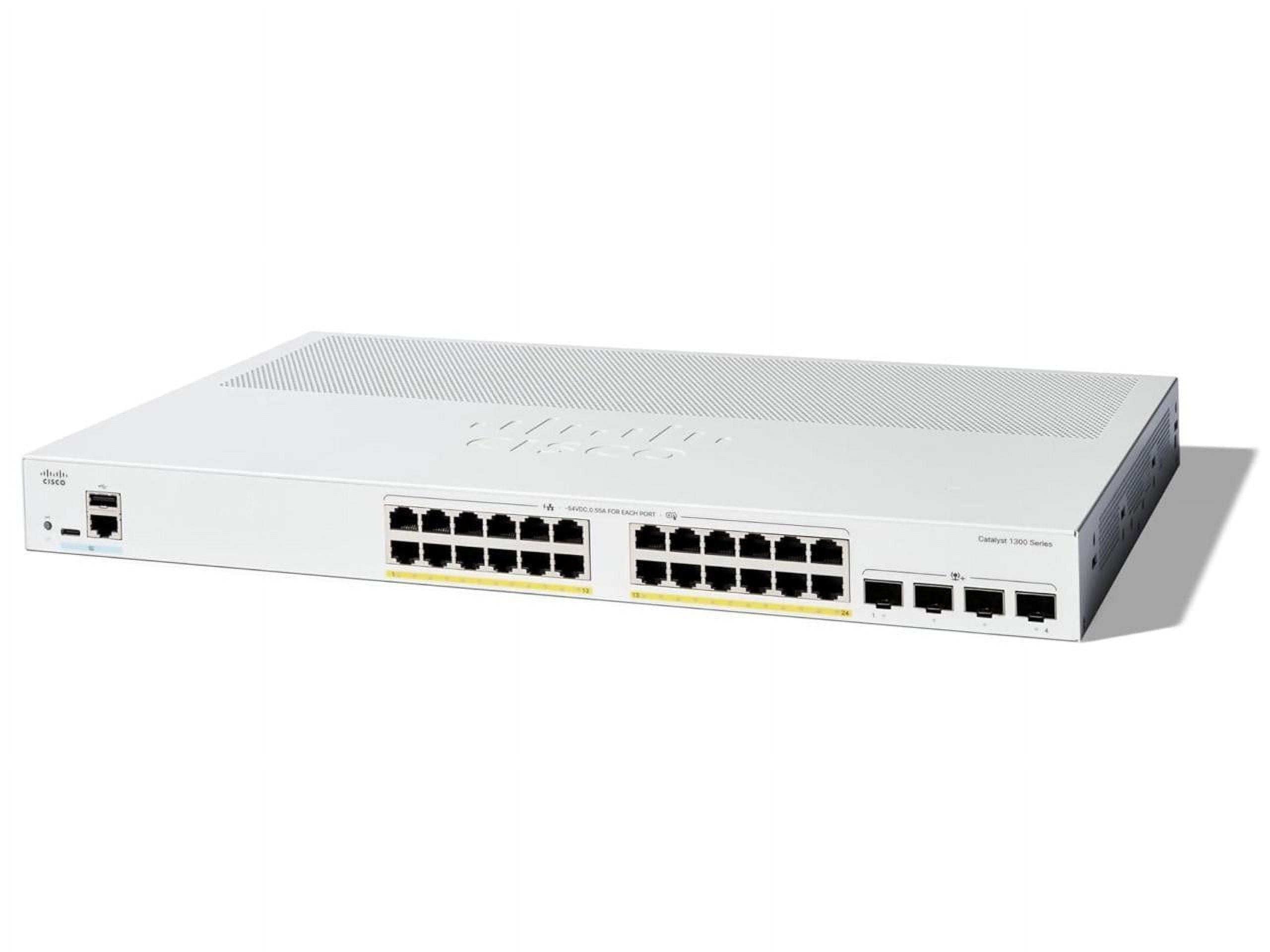 Cisco Catalyst C1300-24P-4X Ethernet Switch - 24 Ports - Manageable ...