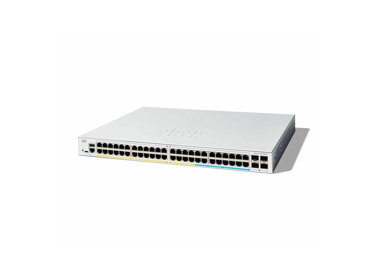 Cisco Catalyst C1300-48P-4X Ethernet Switch, 48 Ports - Manageable - 10 ...