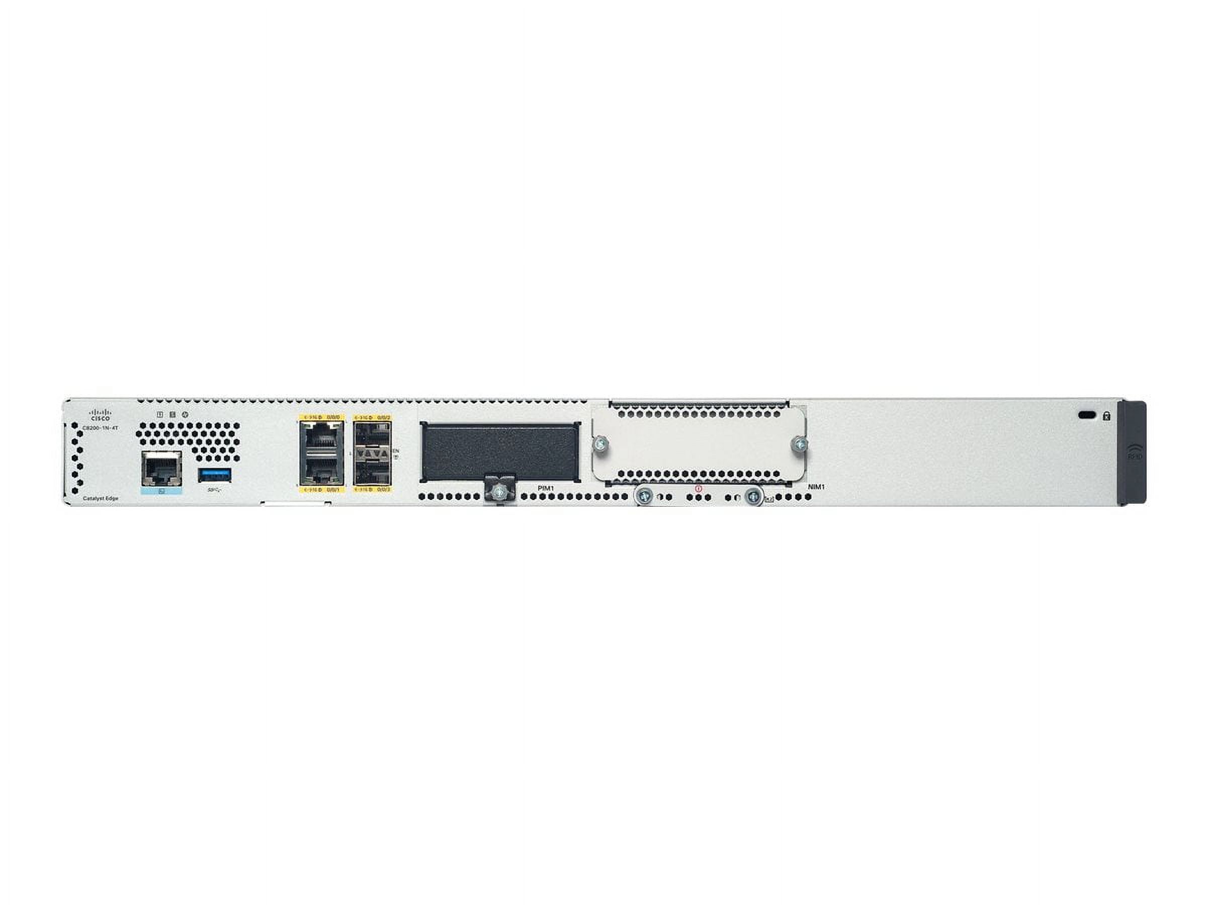 Cisco Catalyst C8200L-1N-4T Router - 4 Ports - 4 WAN Port(s) - 2 ...