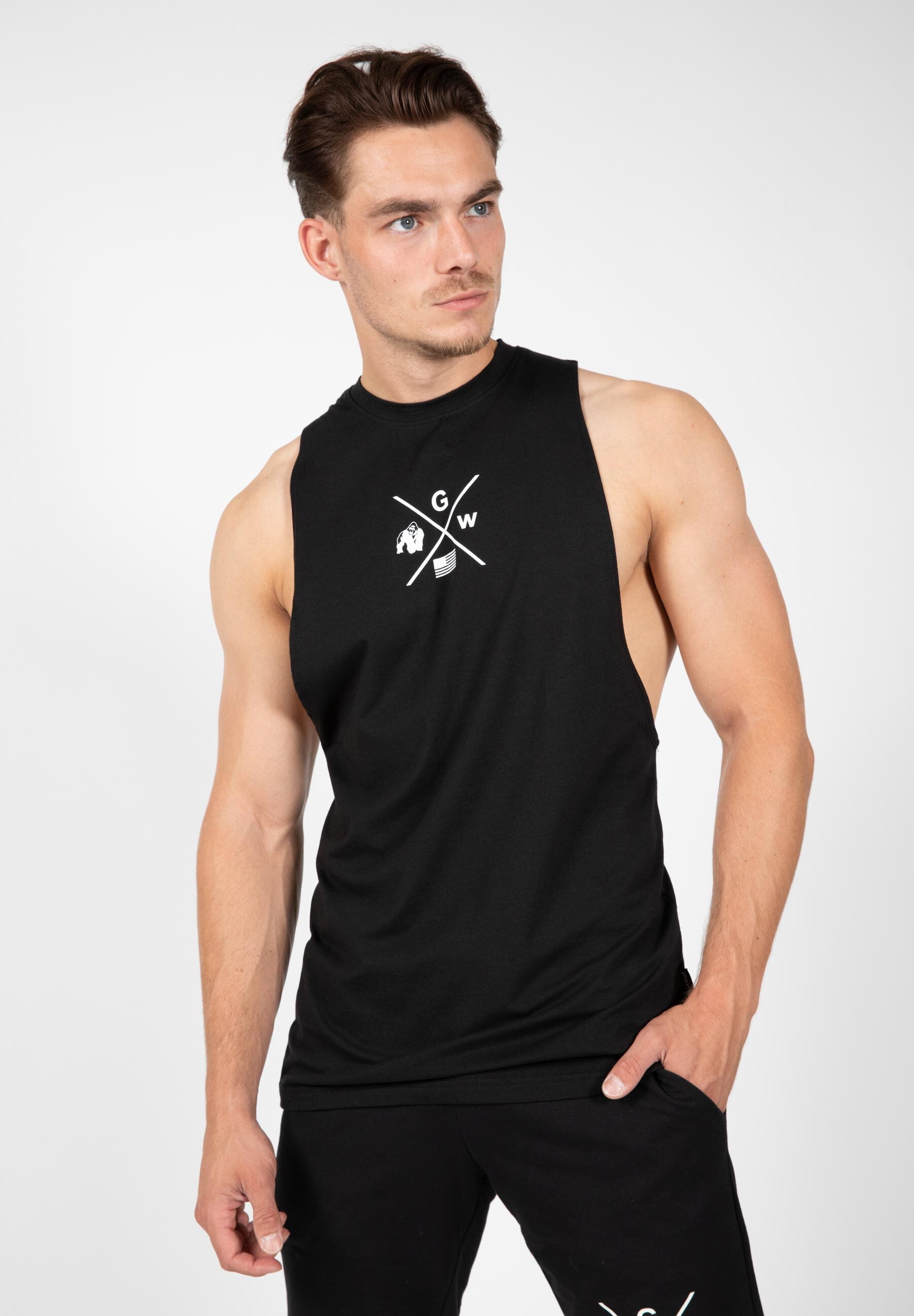 Cisco Drop Armhole Tank Top - Black/White - Walmart.com
