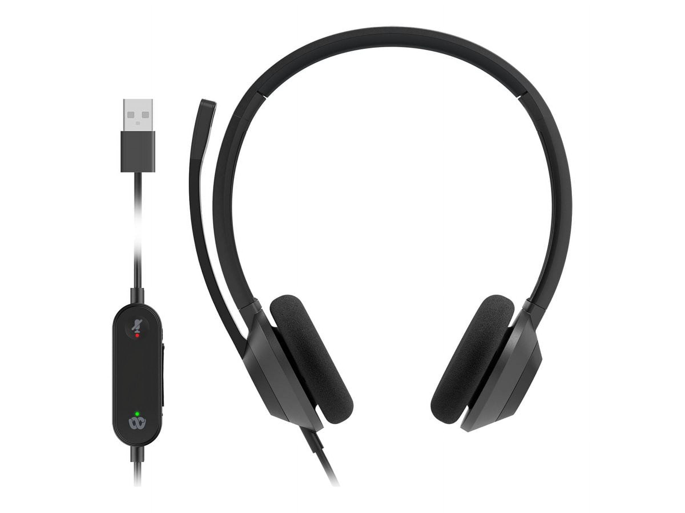 Cisco Headset 322 - Headset - on-ear - wired - USB-A - carbon black ...