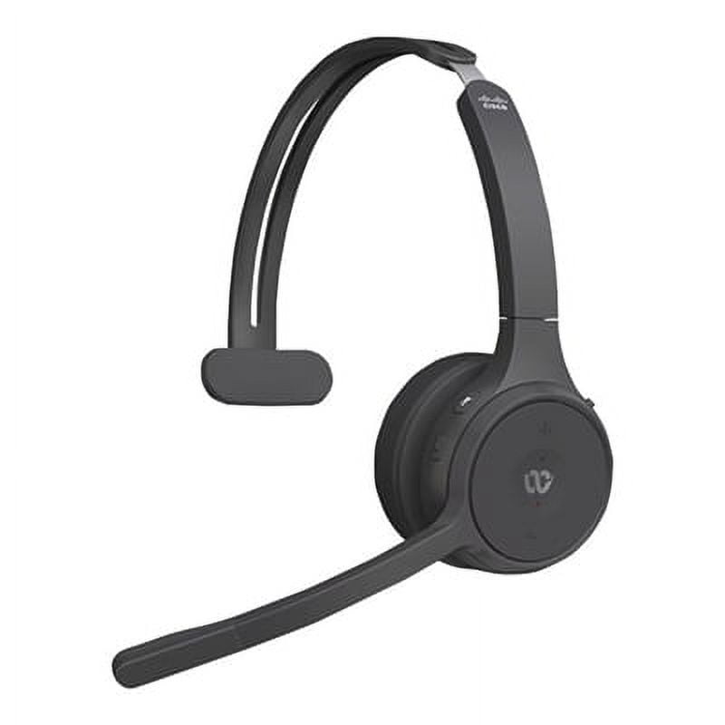 Cisco Headset 721 - Headset - on-ear - Bluetooth - wireless - carbon ...