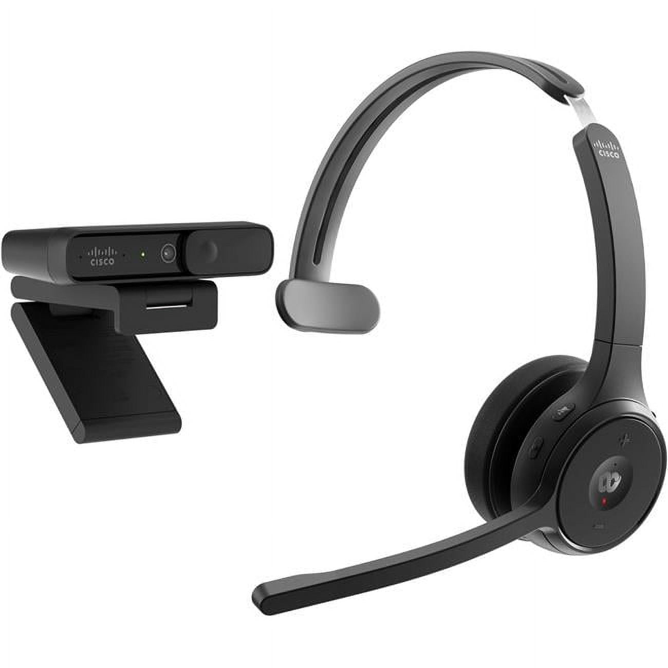 Cisco Headset 721 - Headset - on-ear - Bluetooth - wireless - carbon ...