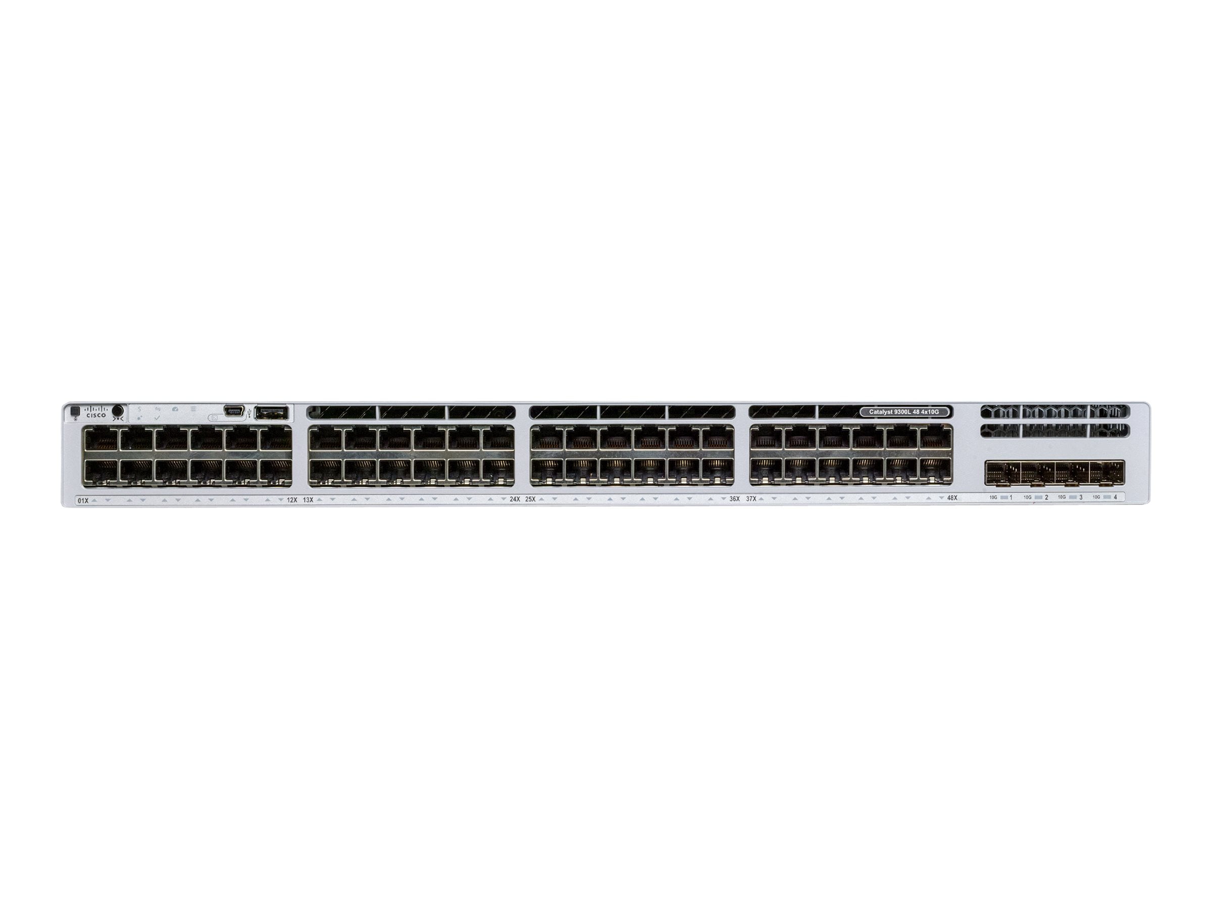 Cisco Meraki Catalyst 9300L-48P-4X - Switch - L3 - managed - 48 x 10 ...