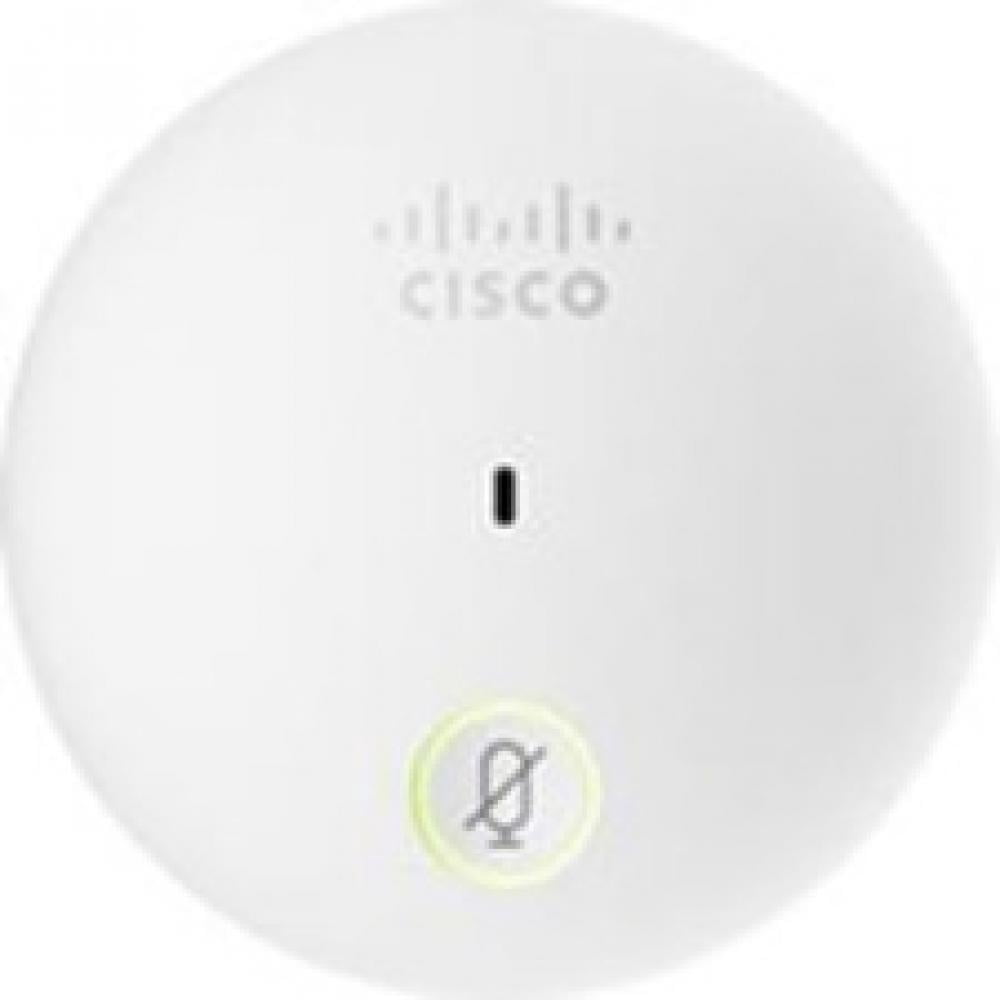 Cisco Wired Boundary Microphone - 24.61 ft - 80 Hz to 20 kHz -34 dB ...