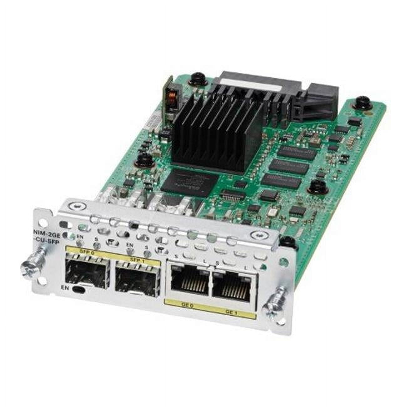 Cisco NIM-2GE-CU-SFP- 2 Port Gigabit Ethernet Wan Network Interface ...