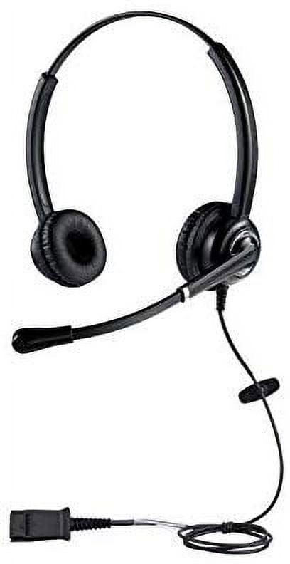 Cisco Phone Headsets for Office Phones - Binaural Call Center HD Telephone Headset with ...