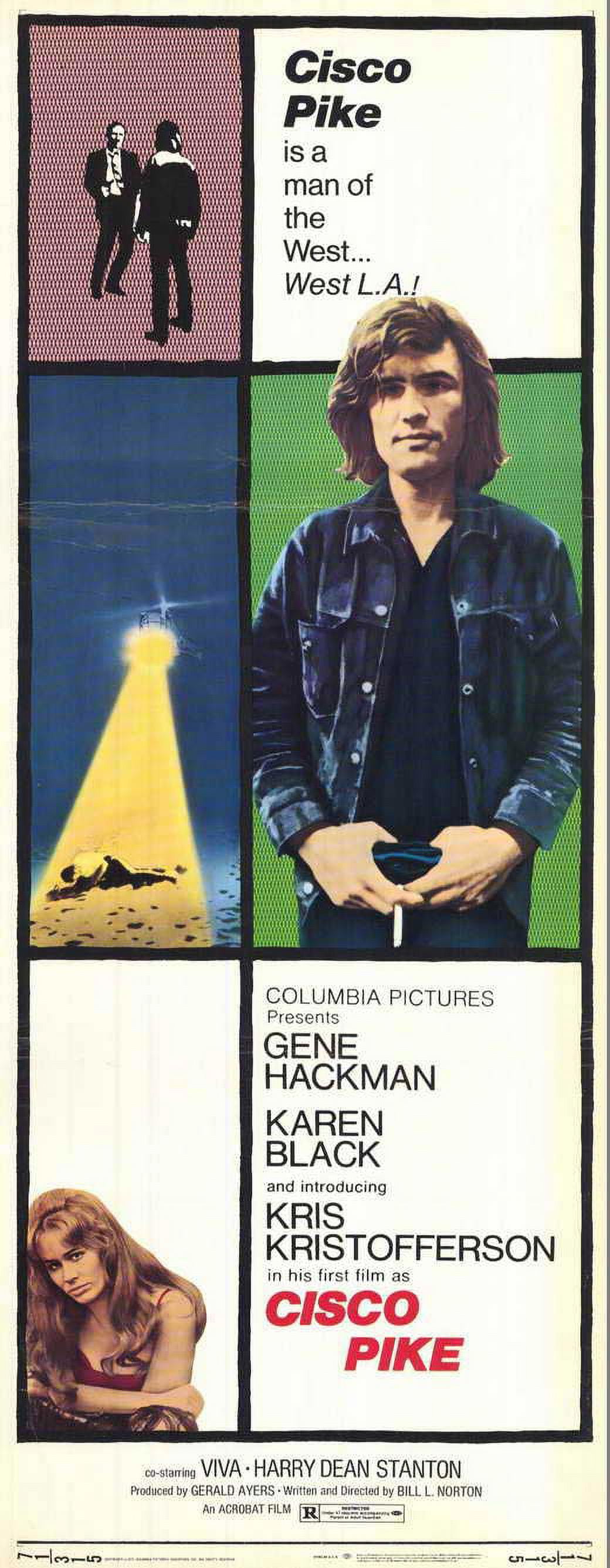 Cisco Pike - movie POSTER (Insert Style A) (14" x 36") (1971) - Walmart.com