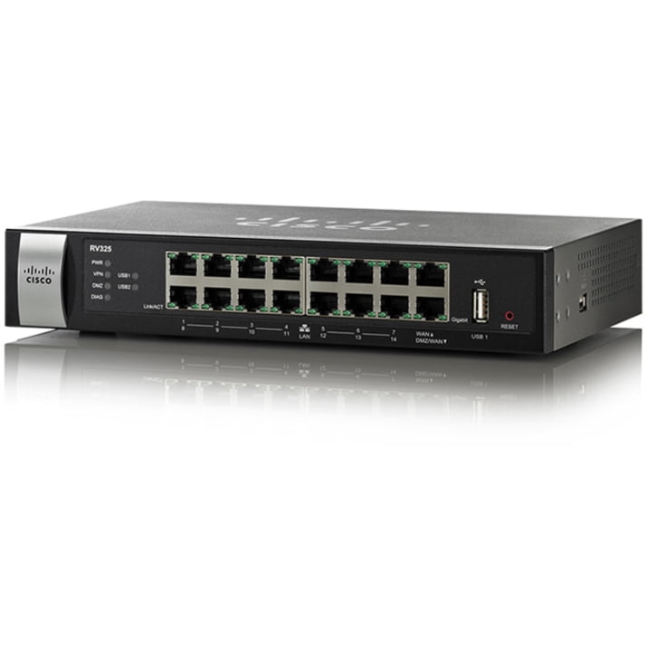 Cisco RV325 Gigabit Dual WAN VPN Router - Walmart.com